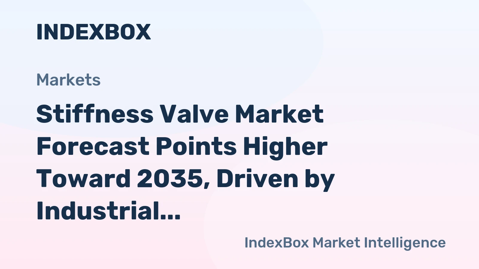 Stiffness Valve Market Forecast Points Higher Toward 2035, Driven by Industrial Automation and Robotics Demand