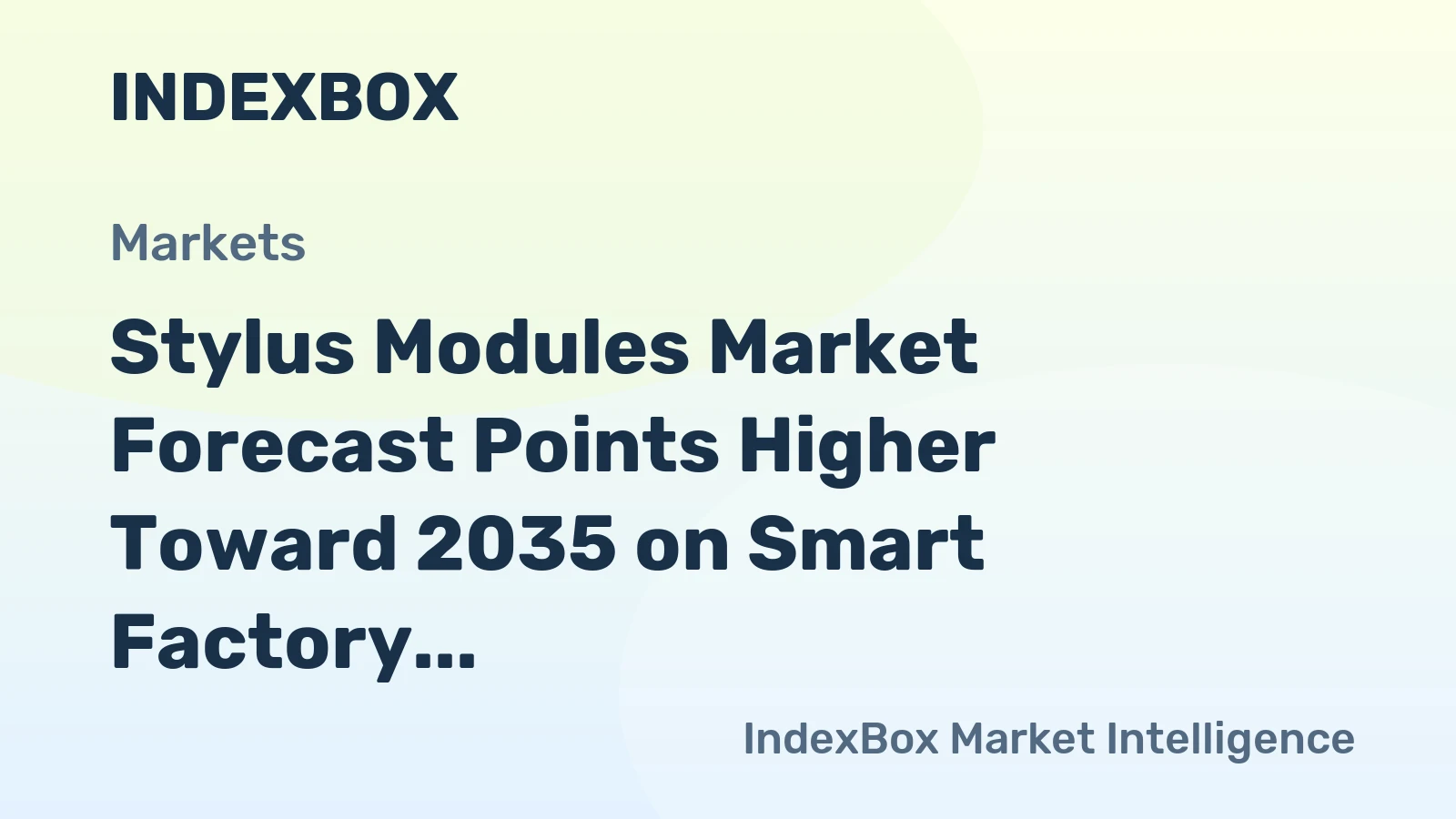 Stylus Modules Market Forecast Points Higher Toward 2035 on Smart Factory Adoption and Semiconductor Expansion
