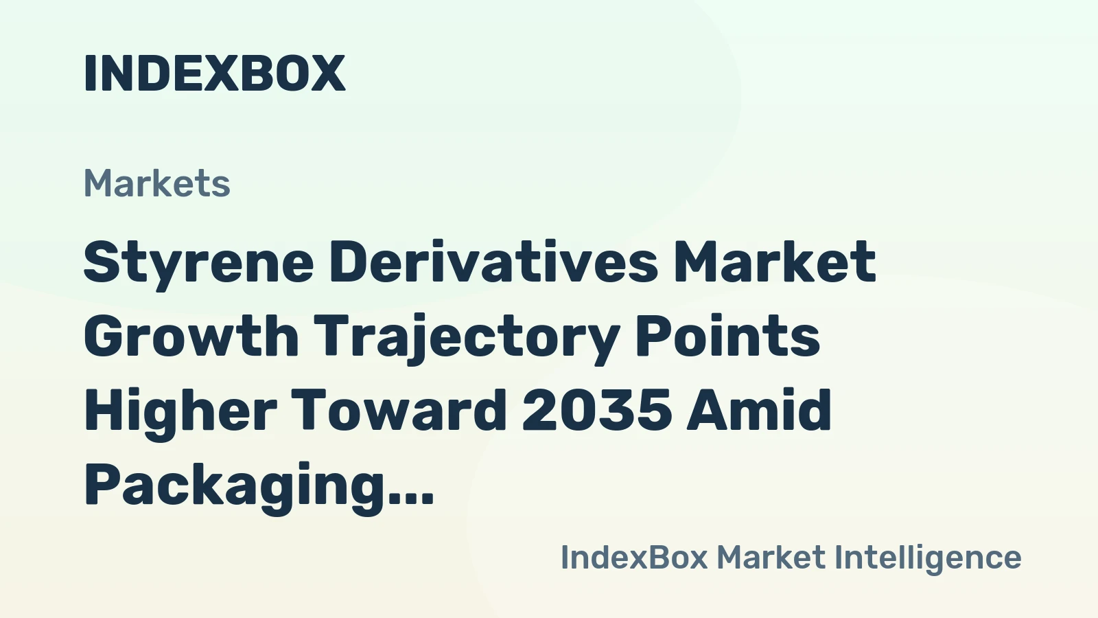 Styrene Derivatives Market Growth Trajectory Points Higher Toward 2035 Amid Packaging and Construction Demand