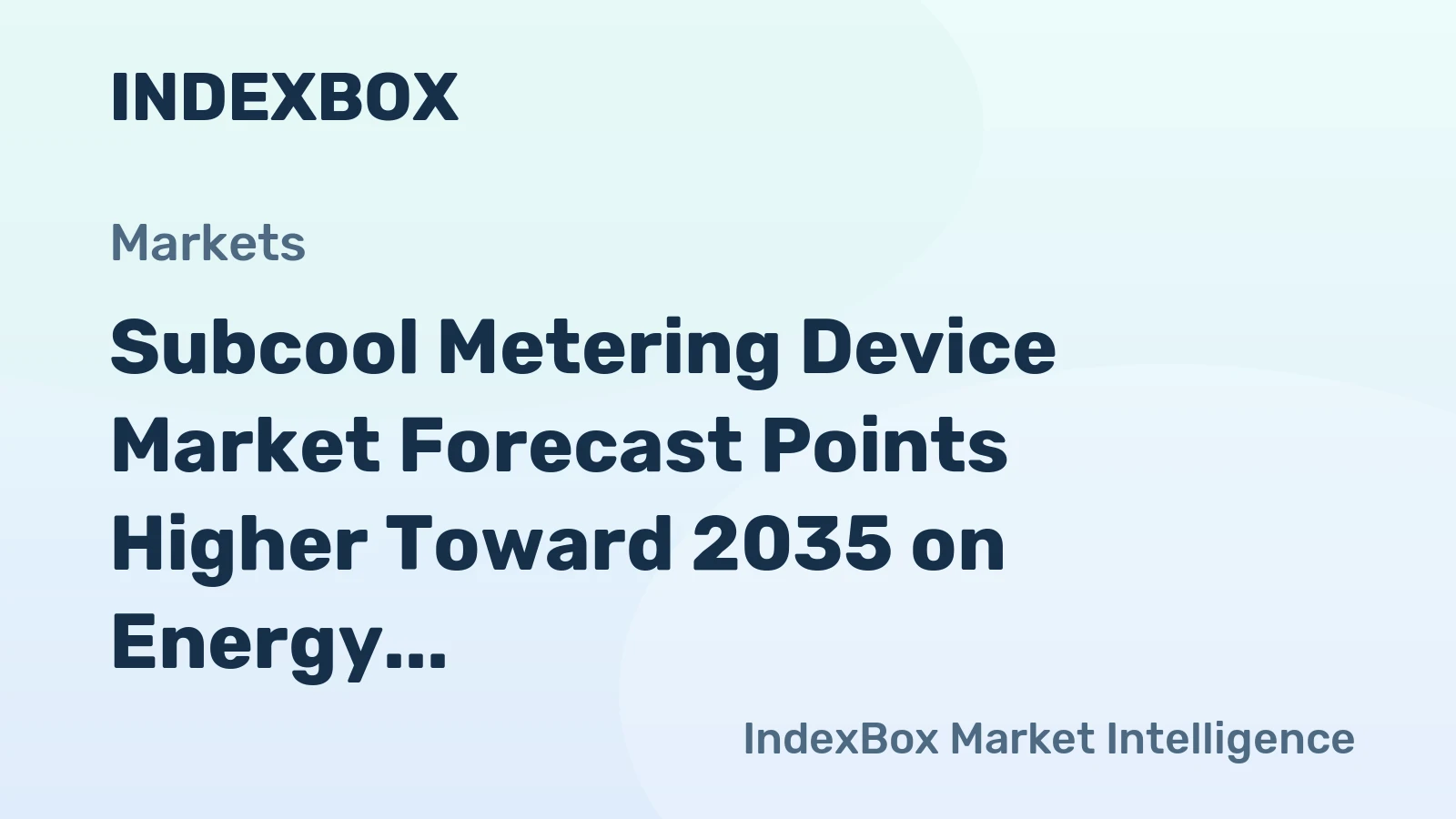 Subcool Metering Device Market Forecast Points Higher Toward 2035 on Energy Efficiency Mandates