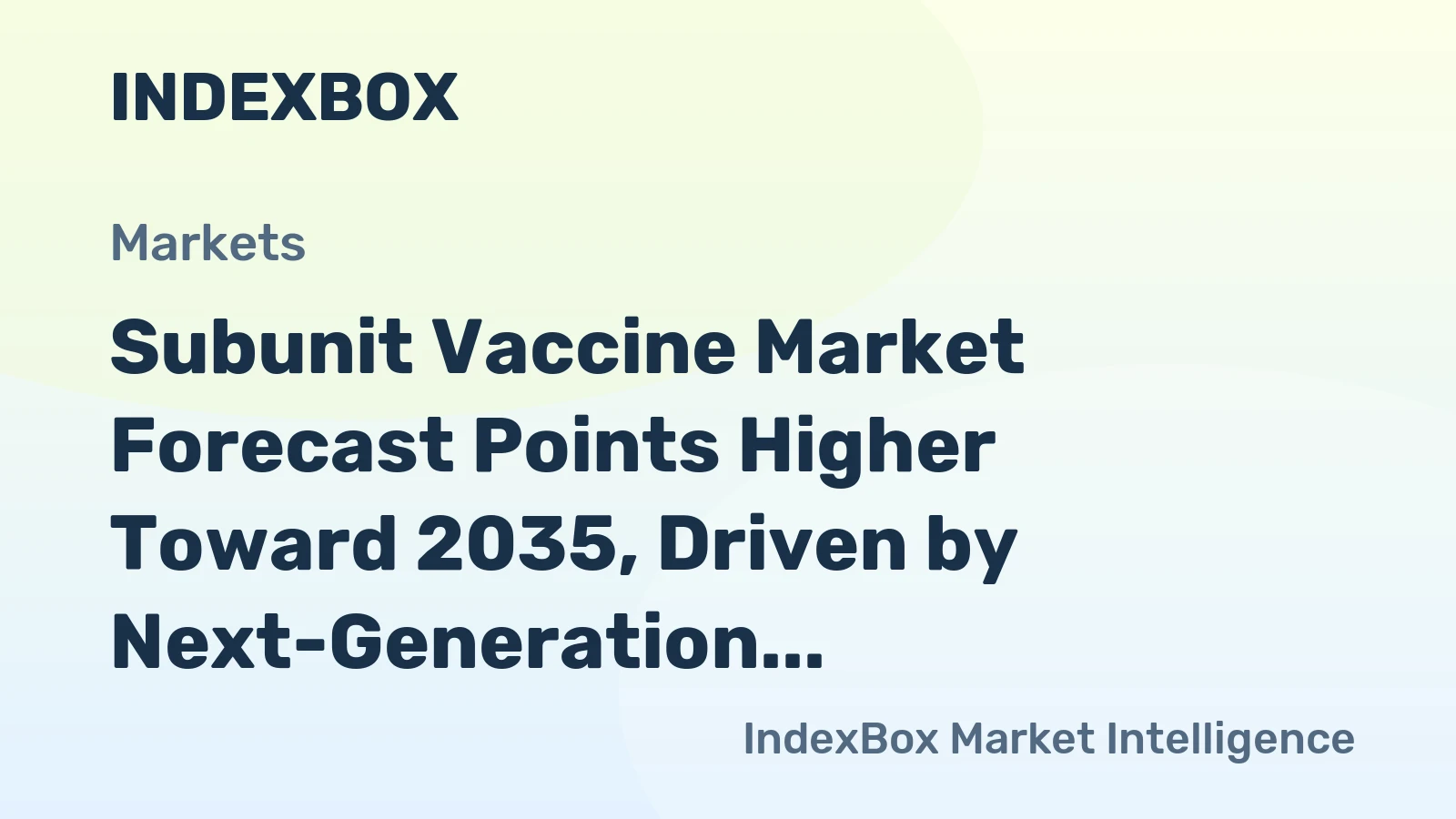 Subunit Vaccine Market Forecast Points Higher Toward 2035, Driven by Next-Generation Platform Adoption