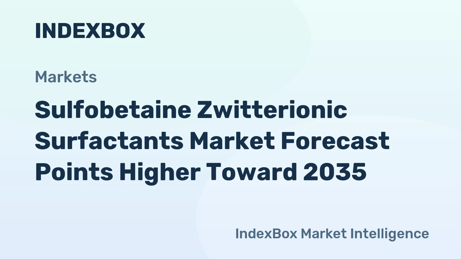 Sulfobetaine Zwitterionic Surfactants Market Forecast Points Higher Toward 2035, Driven by Advanced Semiconductor Cleaning Demands