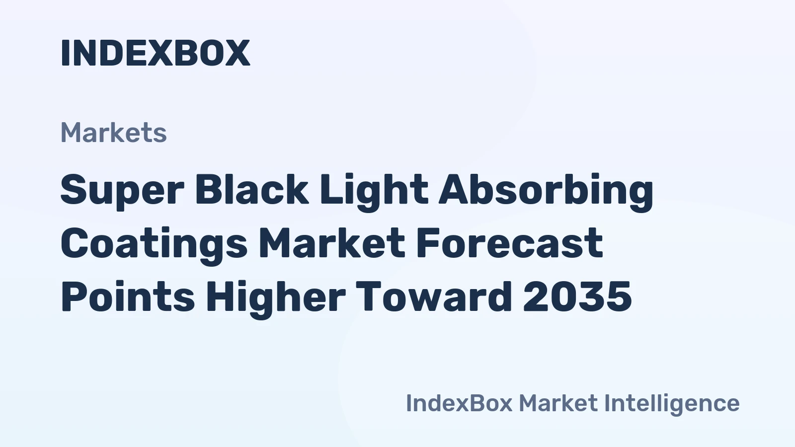 Super Black Light Absorbing Coatings Market Forecast Points Higher Toward 2035, Driven by Aerospace and Defense Procurement Cycles