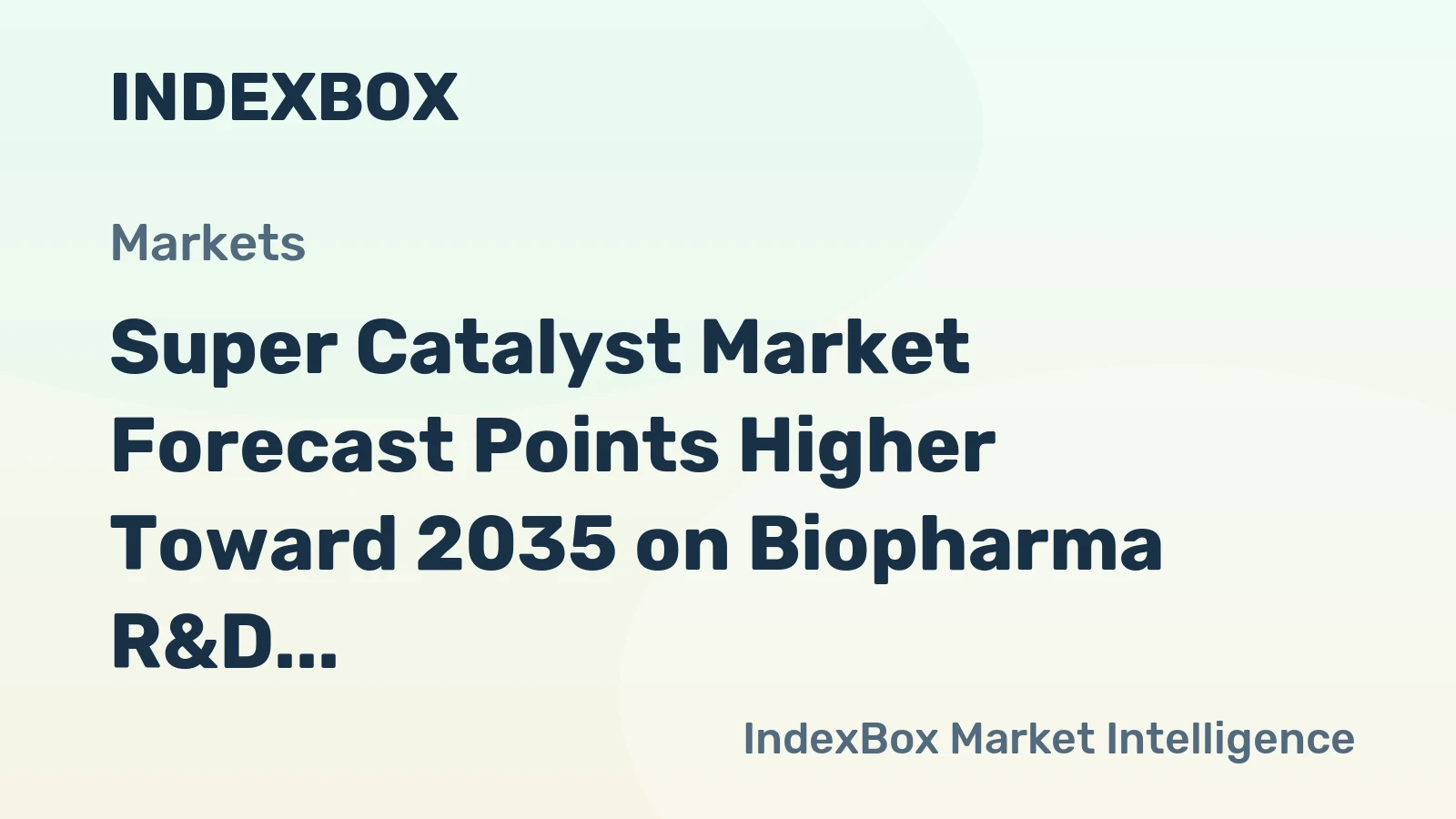 Super Catalyst Market Forecast Points Higher Toward 2035 on Biopharma R&D Expansion