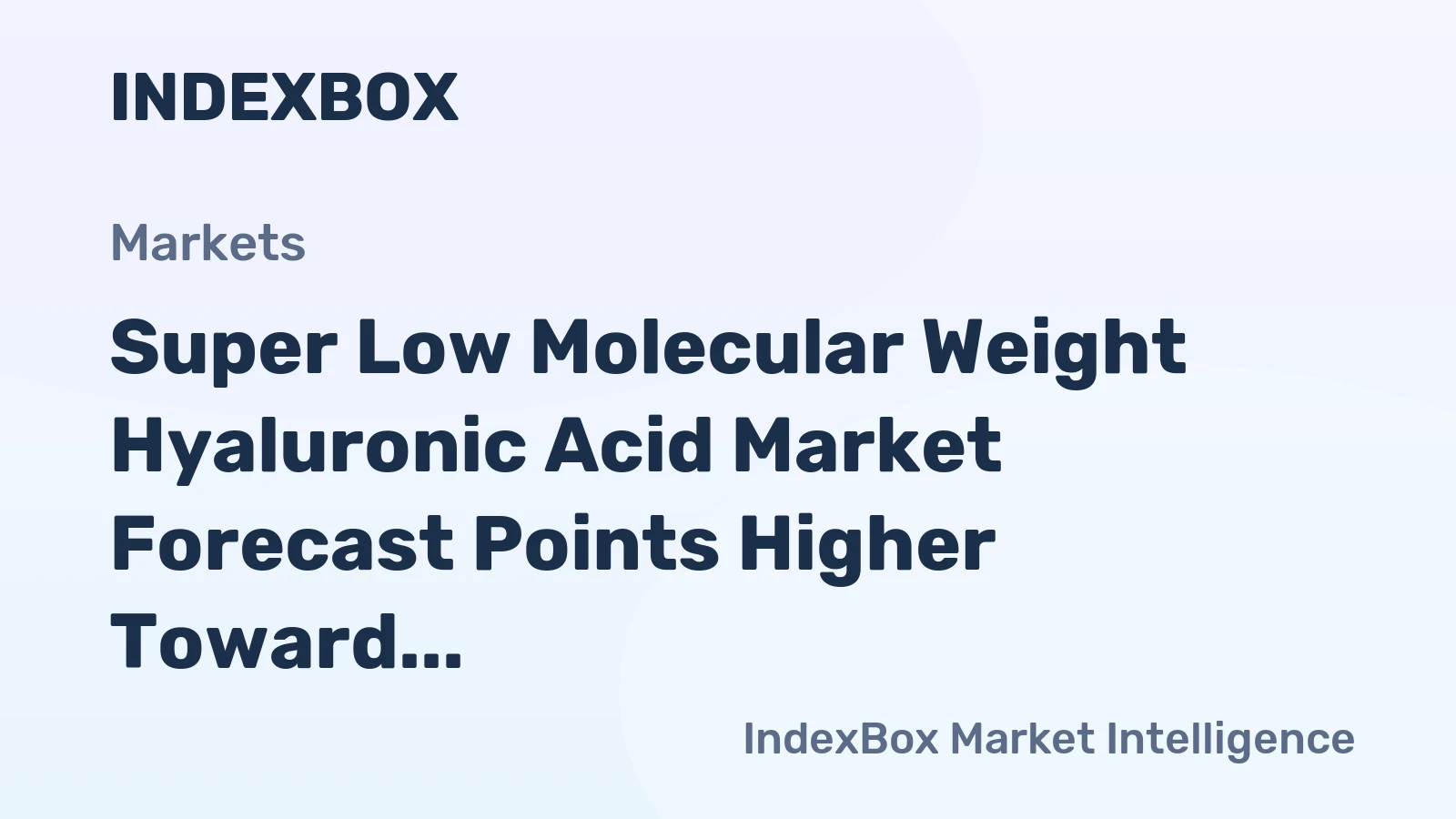 Super Low Molecular Weight Hyaluronic Acid Market Forecast Points Higher Toward 2035, Driven by Semiconductor Miniaturization Demands