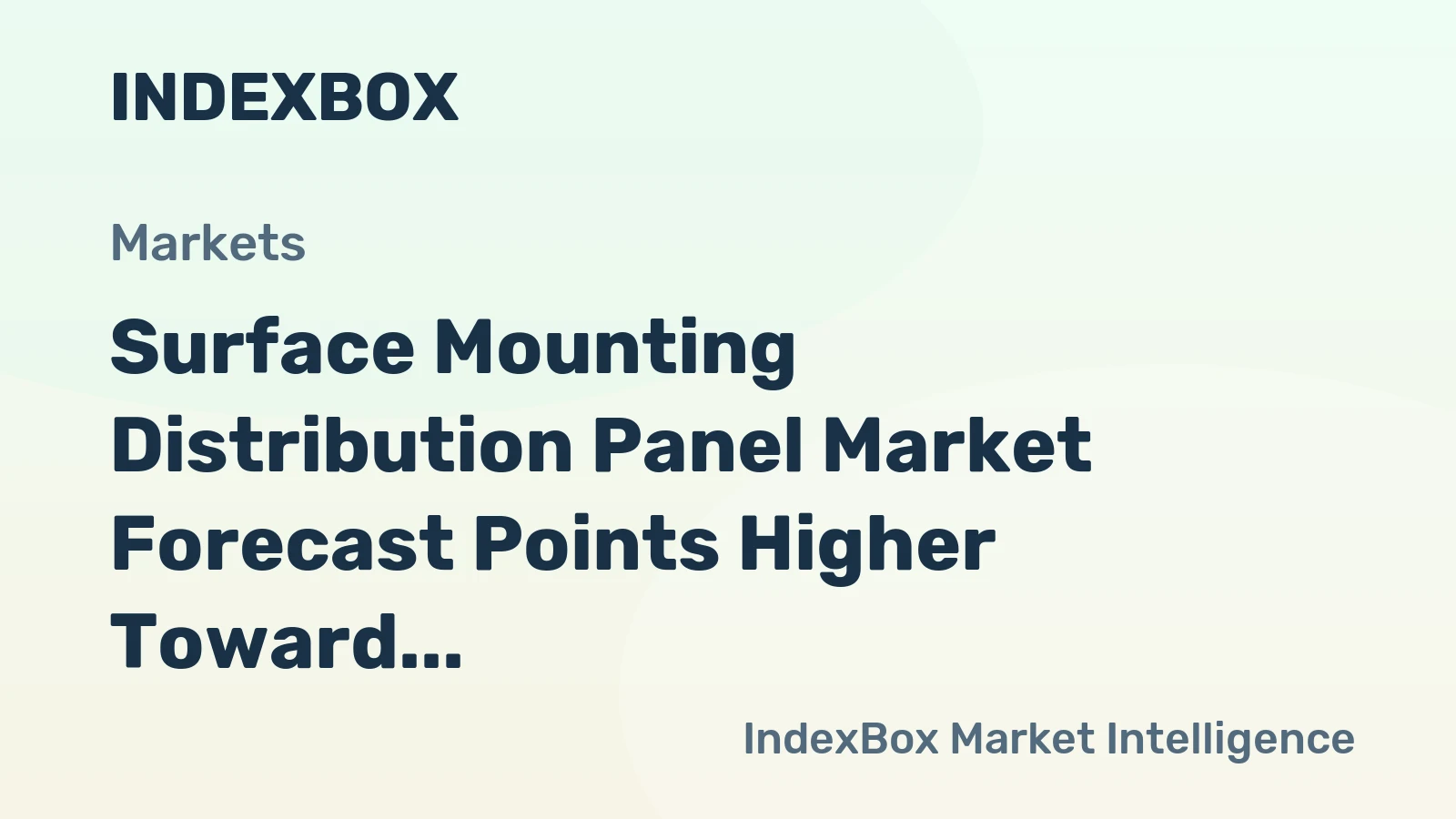 Surface Mounting Distribution Panel Market Forecast Points Higher Toward 2035 Driven by Smart Building Electrification