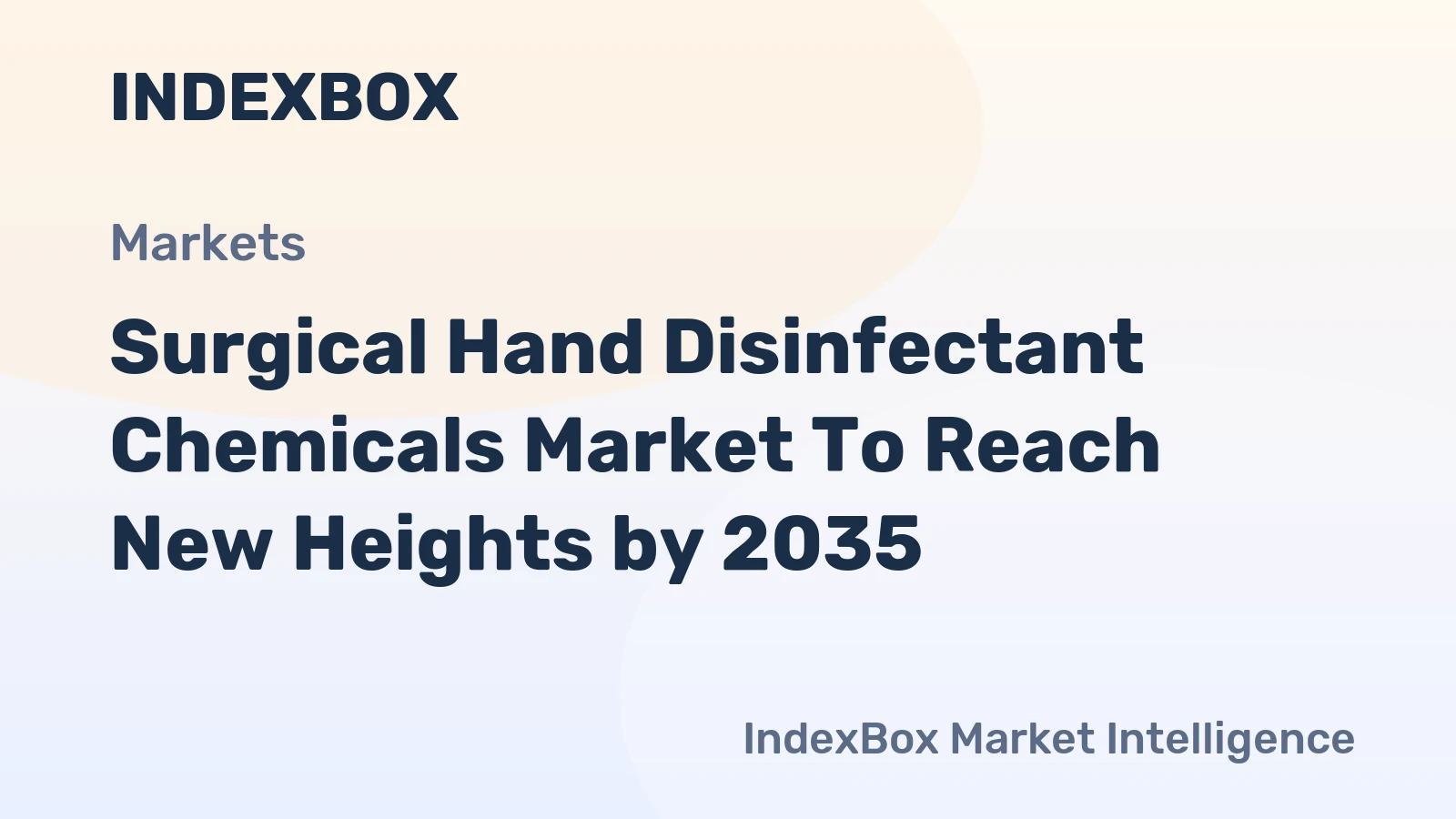 Surgical Hand Disinfectant Chemicals Market to Reach New Heights by 2035, Driven by Infection Prevention Mandates