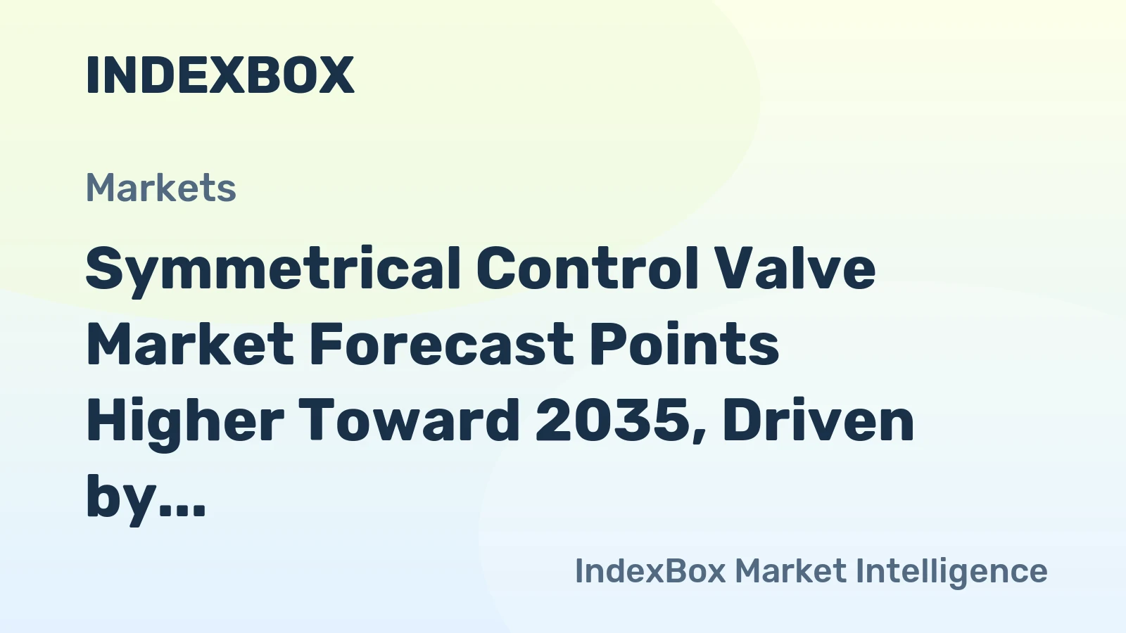 Symmetrical Control Valve Market Forecast Points Higher Toward 2035, Driven by Semiconductor Fab Expansion
