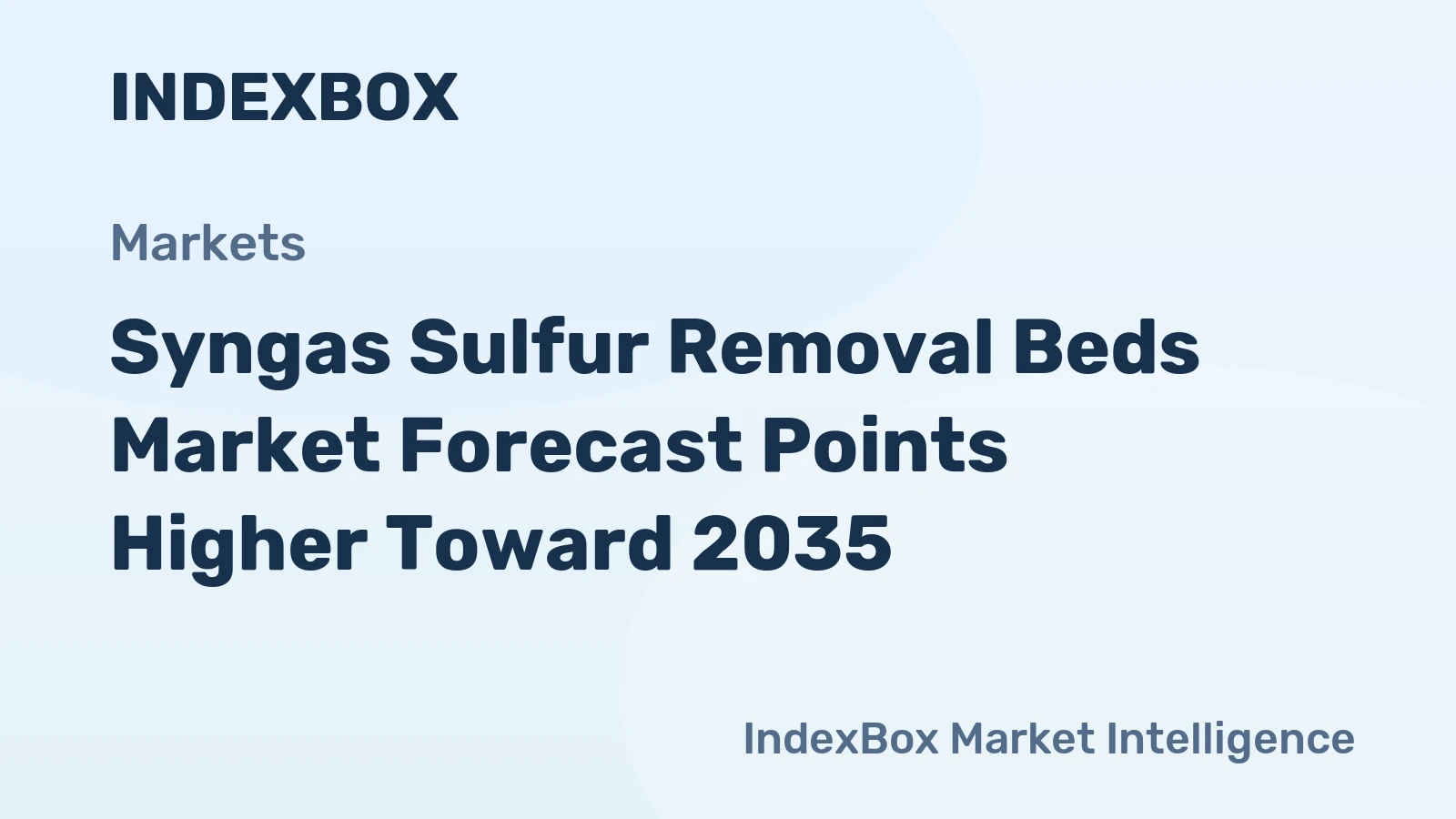 Syngas Sulfur Removal Beds Market Forecast Points Higher Toward 2035, Driven by Blue Hydrogen Expansion and Stricter Emission Norms