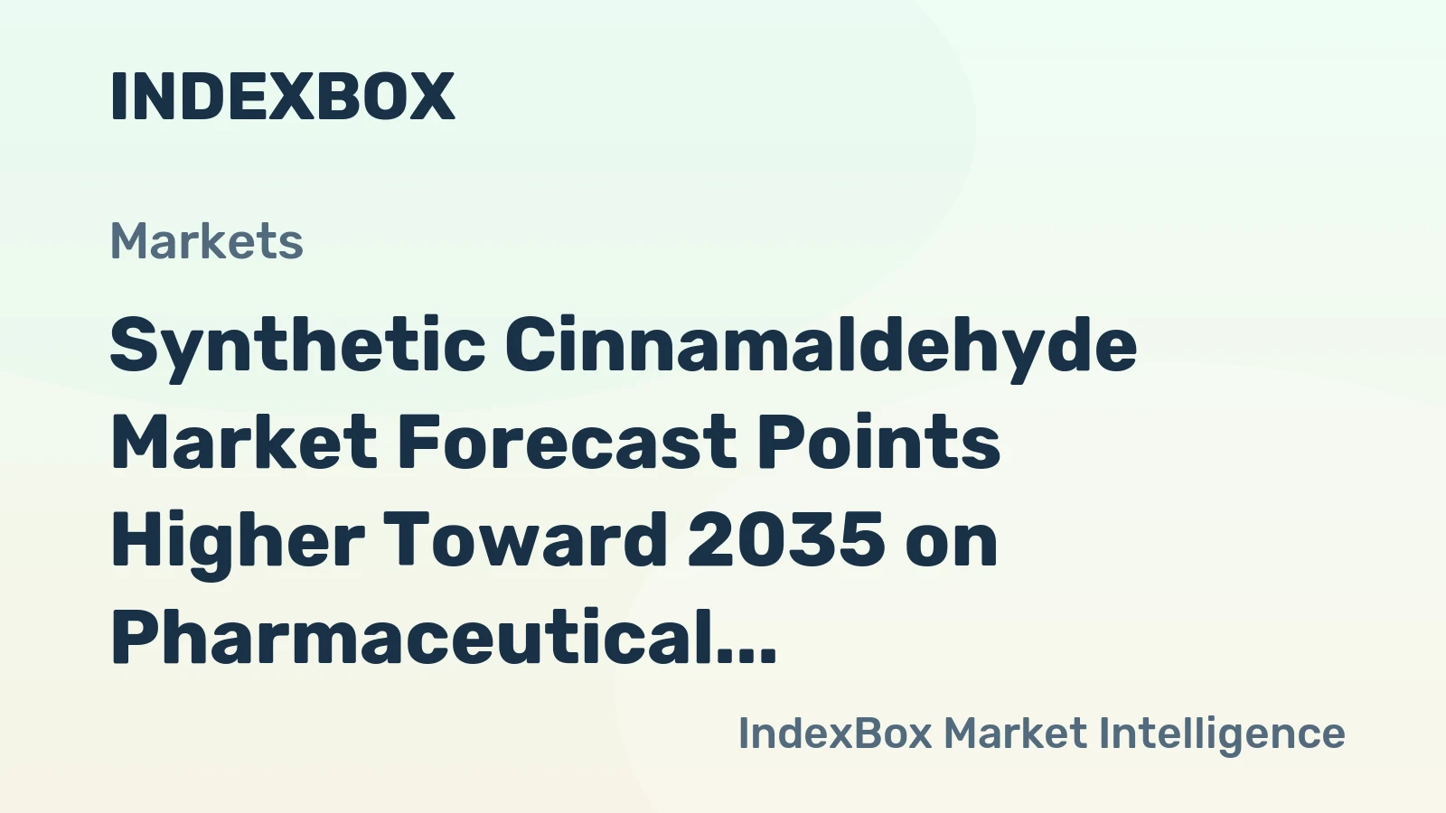 Synthetic Cinnamaldehyde Market Forecast Points Higher Toward 2035 on Pharmaceutical Intermediate Demand