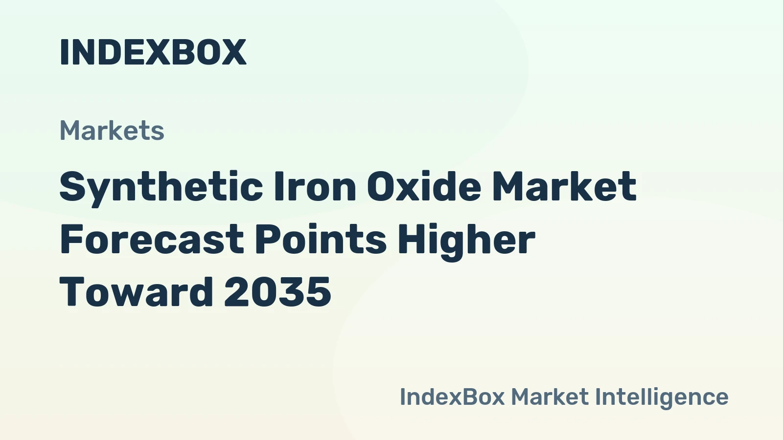 Synthetic Iron Oxide Market Forecast Points Higher Toward 2035, Driven by Electronics Miniaturization and High-Purity Grade Demand