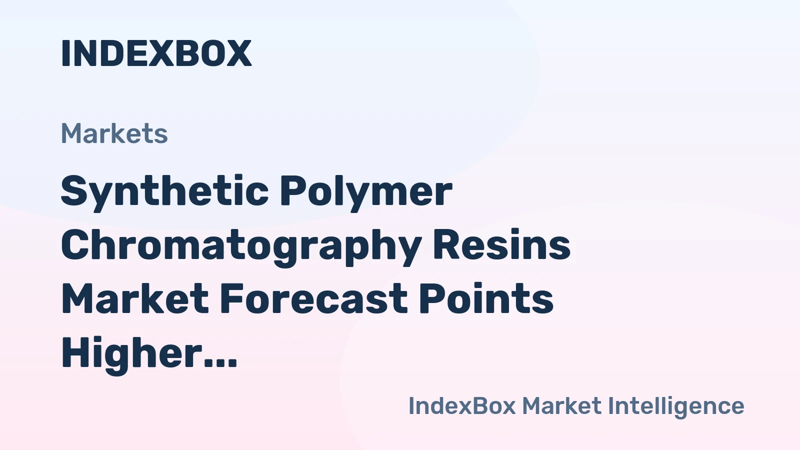 Synthetic Polymer Chromatography Resins Market Forecast Points Higher Toward 2035, Driven by Biopharma Capacity Expansion