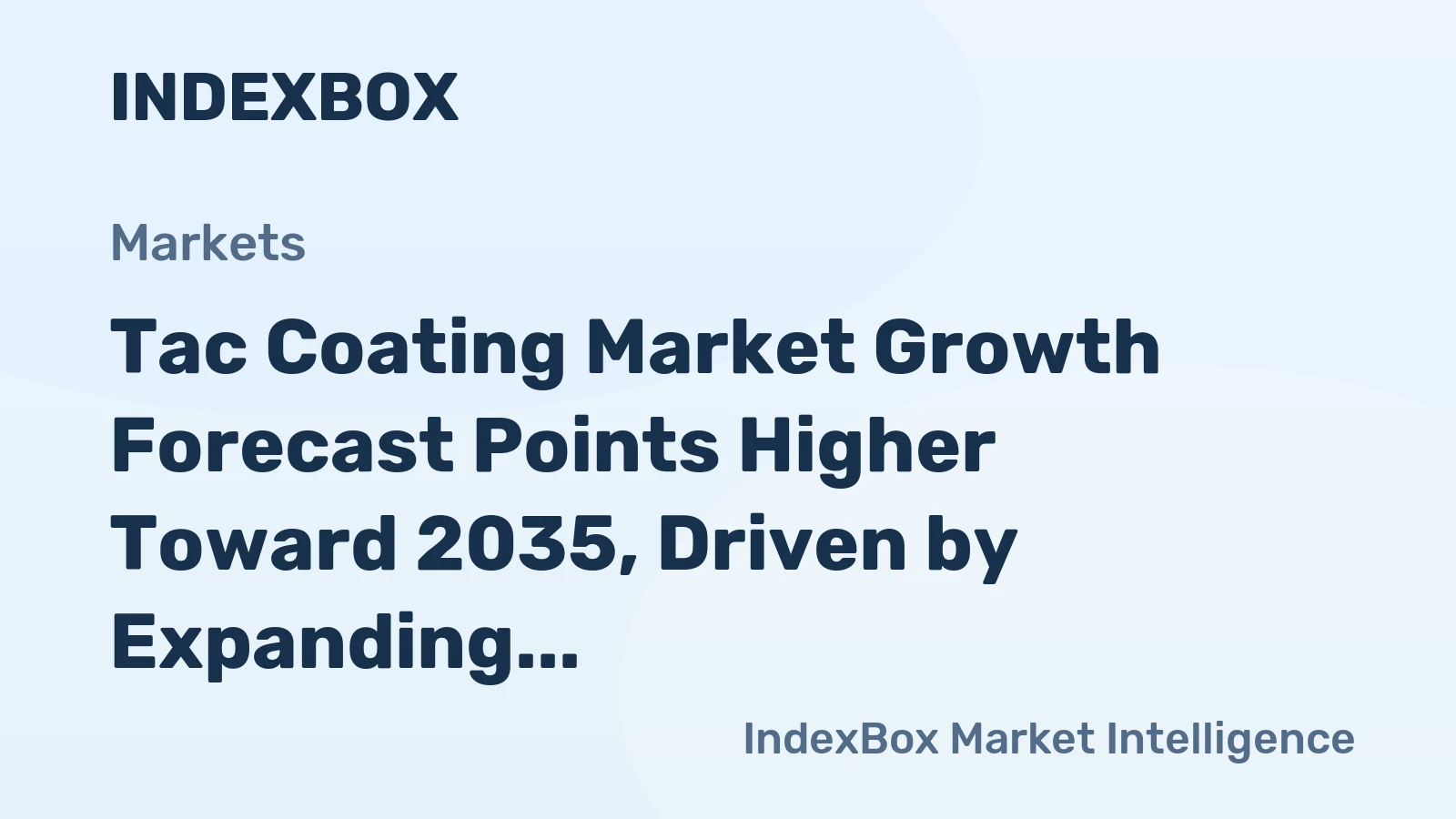 Tac Coating Market Growth Forecast Points Higher Toward 2035, Driven by Expanding Convenience Food Production