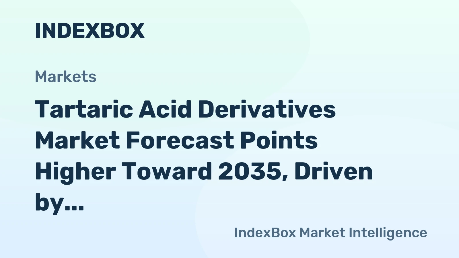 Tartaric Acid Derivatives Market Forecast Points Higher Toward 2035, Driven by Electronics Fabrication Demand