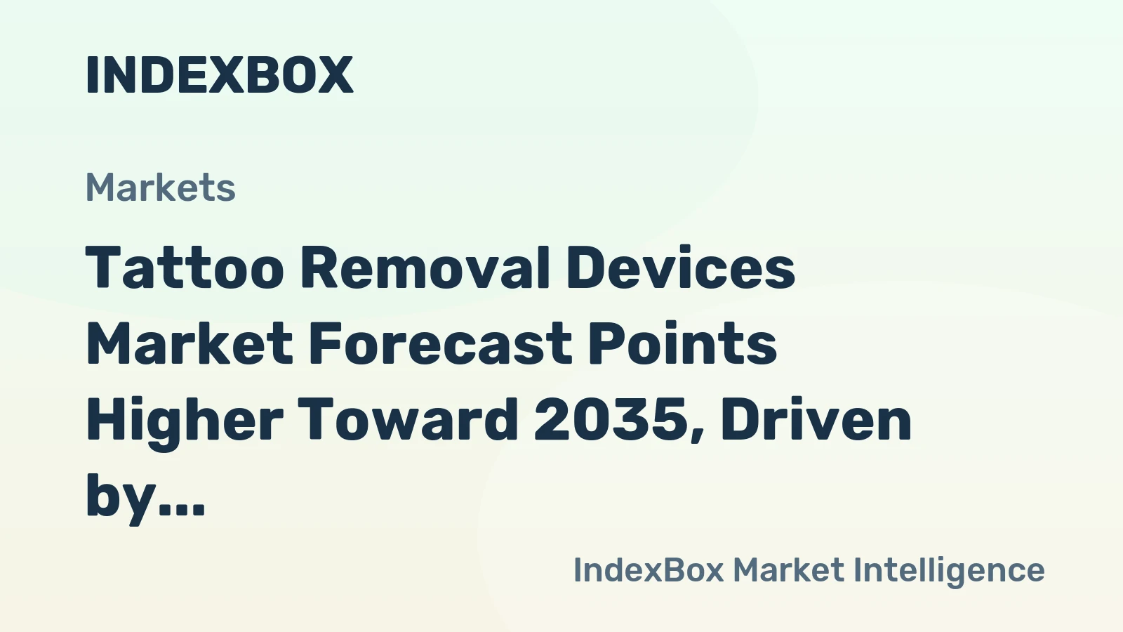 Tattoo Removal Devices Market Forecast Points Higher Toward 2035, Driven by Expanding Aesthetic Demographics