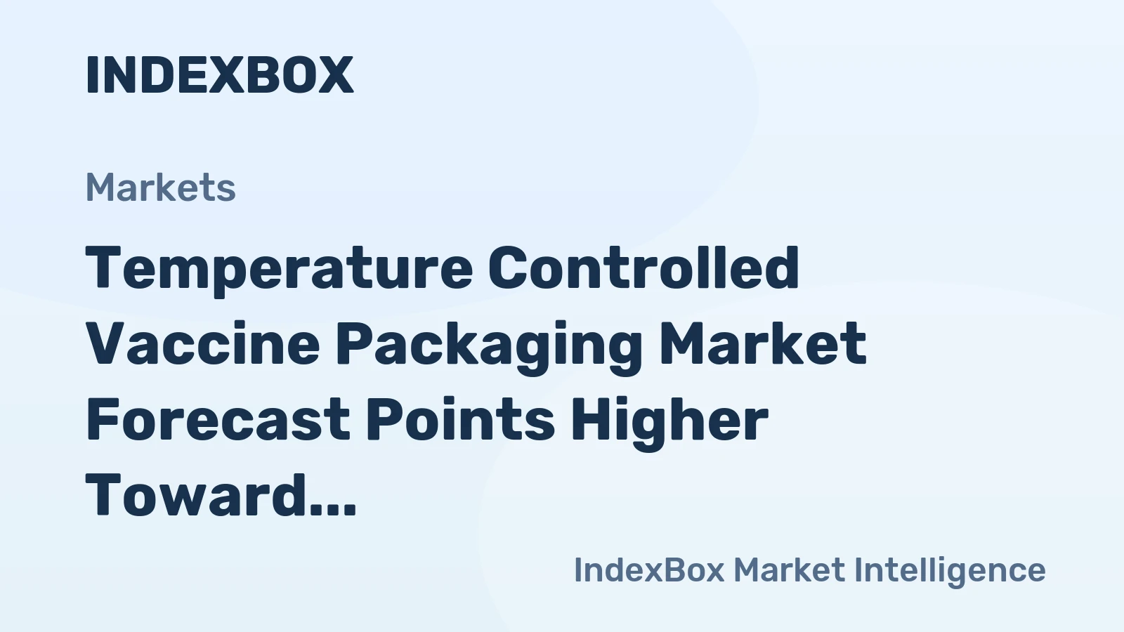 Temperature Controlled Vaccine Packaging Market Forecast Points Higher Toward 2035, Driven by Expanded Immunization Programs and Biologic Cold Chain Demands