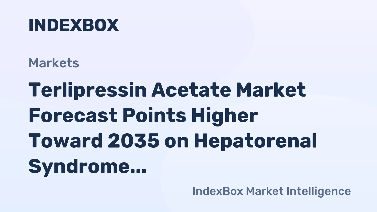 Terlipressin Acetate Market Forecast Points Higher Toward 2035 on Hepatorenal Syndrome Expansion