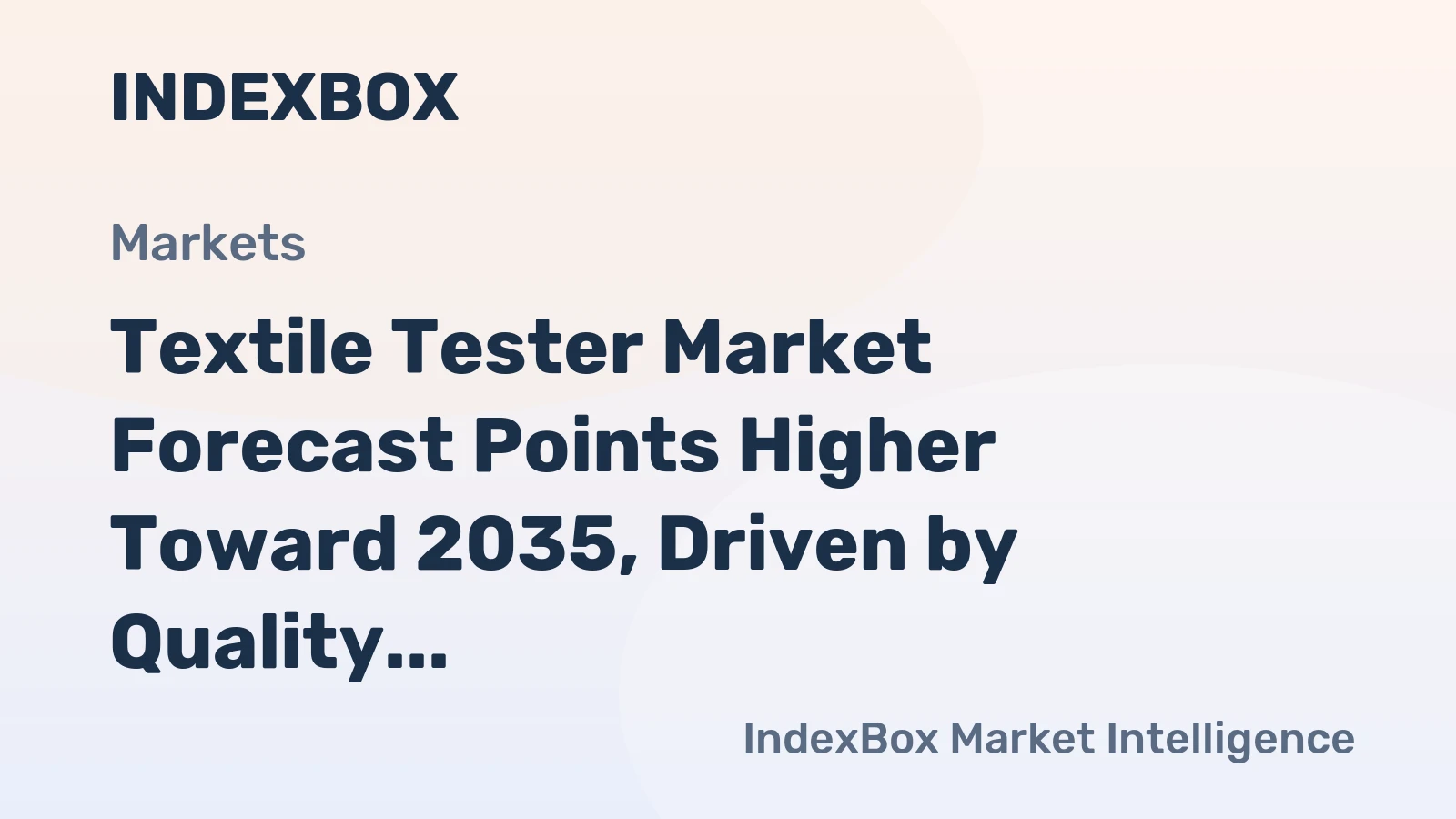 Textile Tester Market Forecast Points Higher Toward 2035, Driven by Quality Compliance Demands