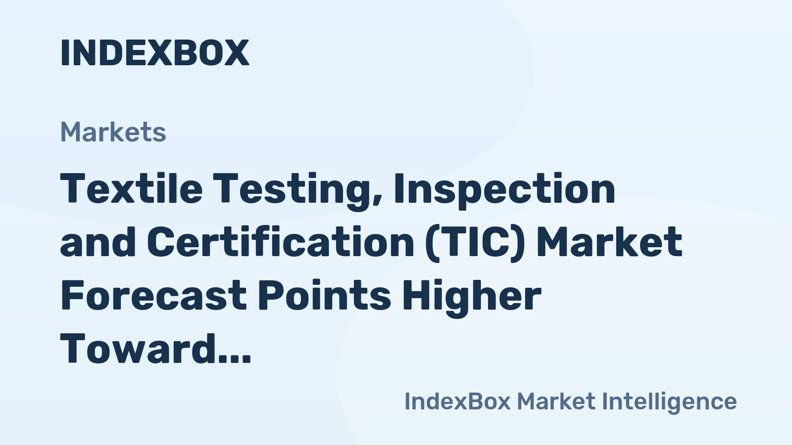 Textile Testing, Inspection and Certification (TIC) Market Forecast Points Higher Toward 2035 Driven by Sustainability Mandates