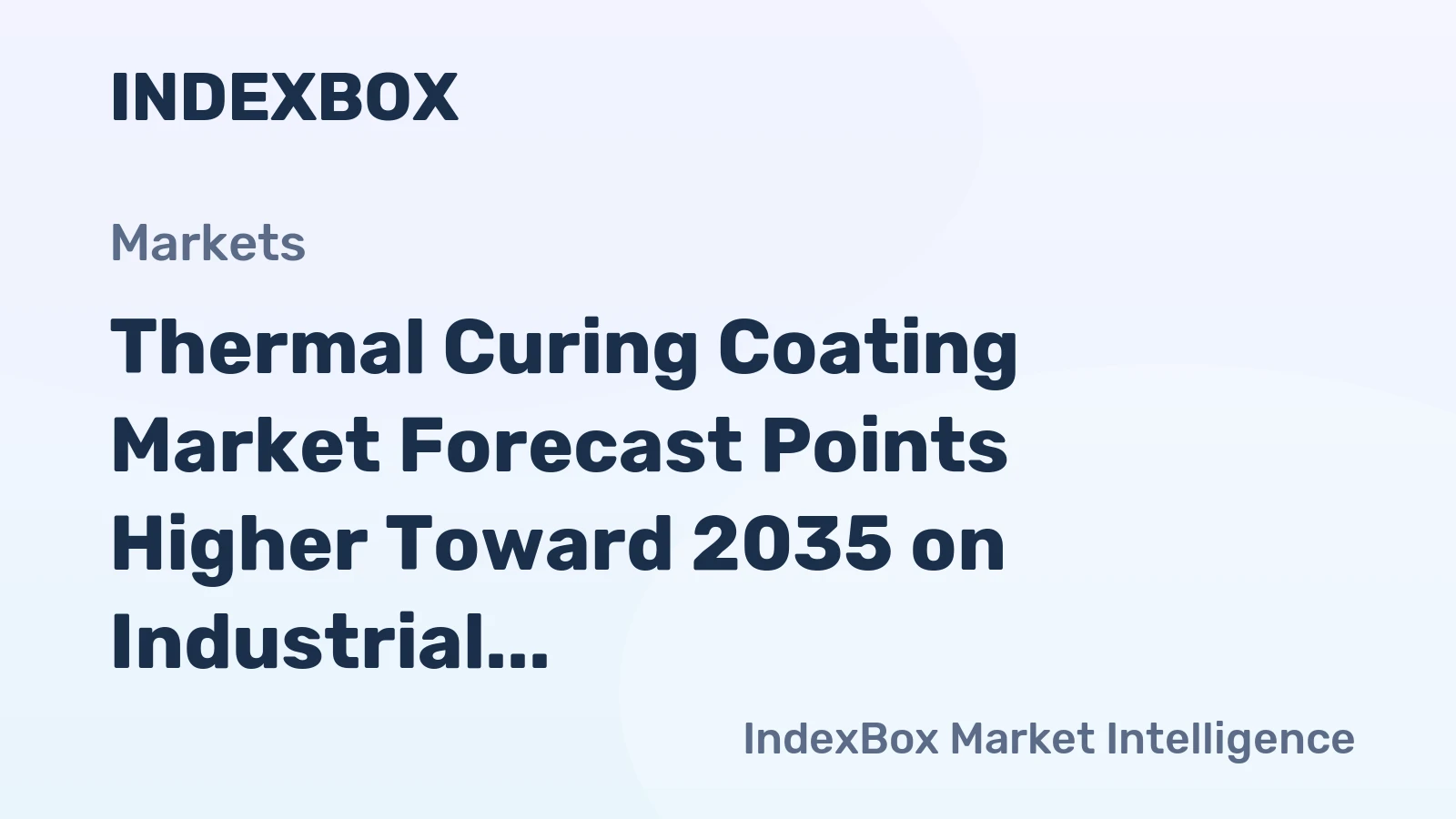 Thermal Curing Coating Market Forecast Points Higher Toward 2035 on Industrial Maintenance Demand