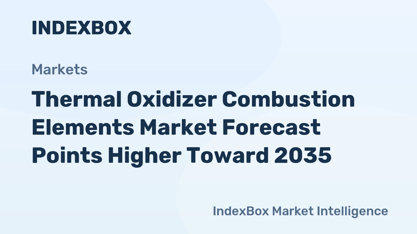 Thermal Oxidizer Combustion Elements Market Forecast Points Higher Toward 2035, Driven by Semiconductor Fab Expansion
