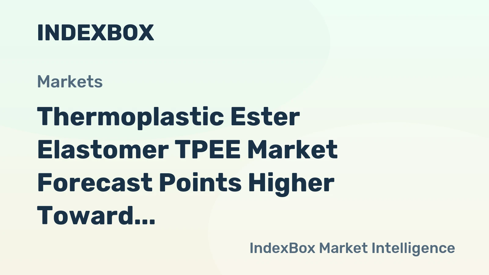 Thermoplastic Ester Elastomer TPEE Market Forecast Points Higher Toward 2035, Driven by Automotive Lightweighting and Medical Device Innovation