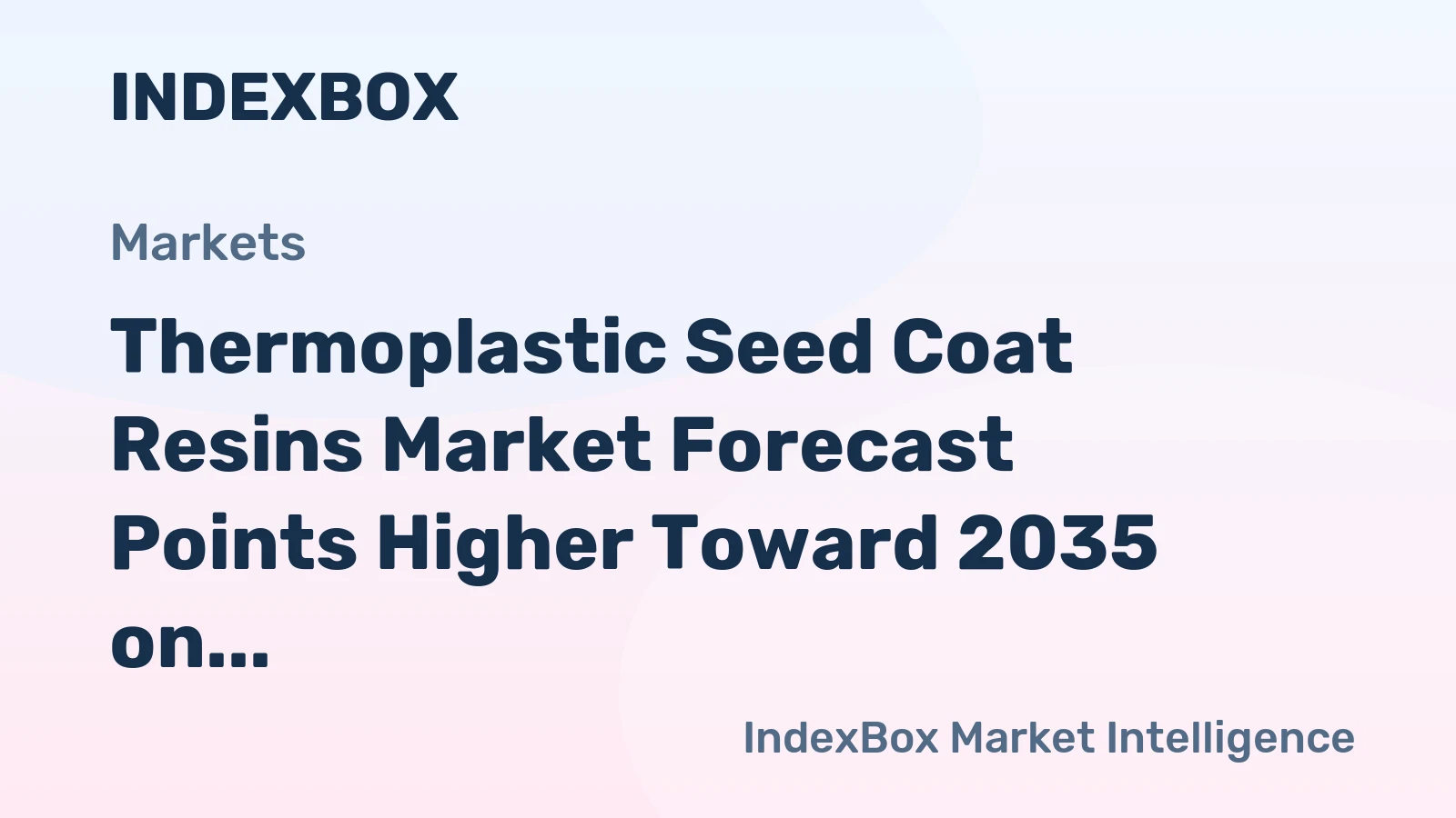 Thermoplastic Seed Coat Resins Market Forecast Points Higher Toward 2035 on Precision Agriculture Demand