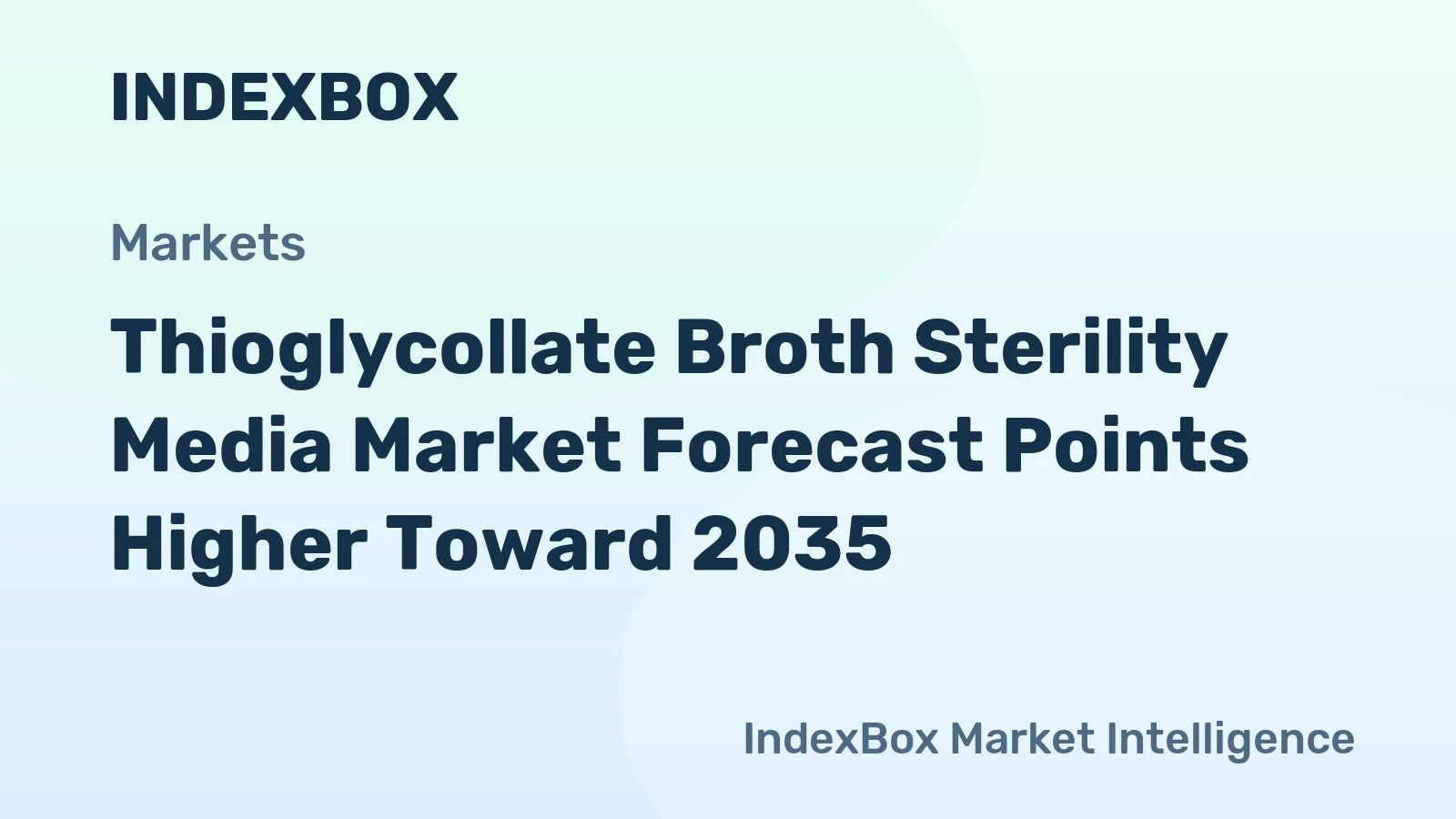 Thioglycollate Broth Sterility Media Market Forecast Points Higher Toward 2035, Driven by Semiconductor Cleanroom Mandates