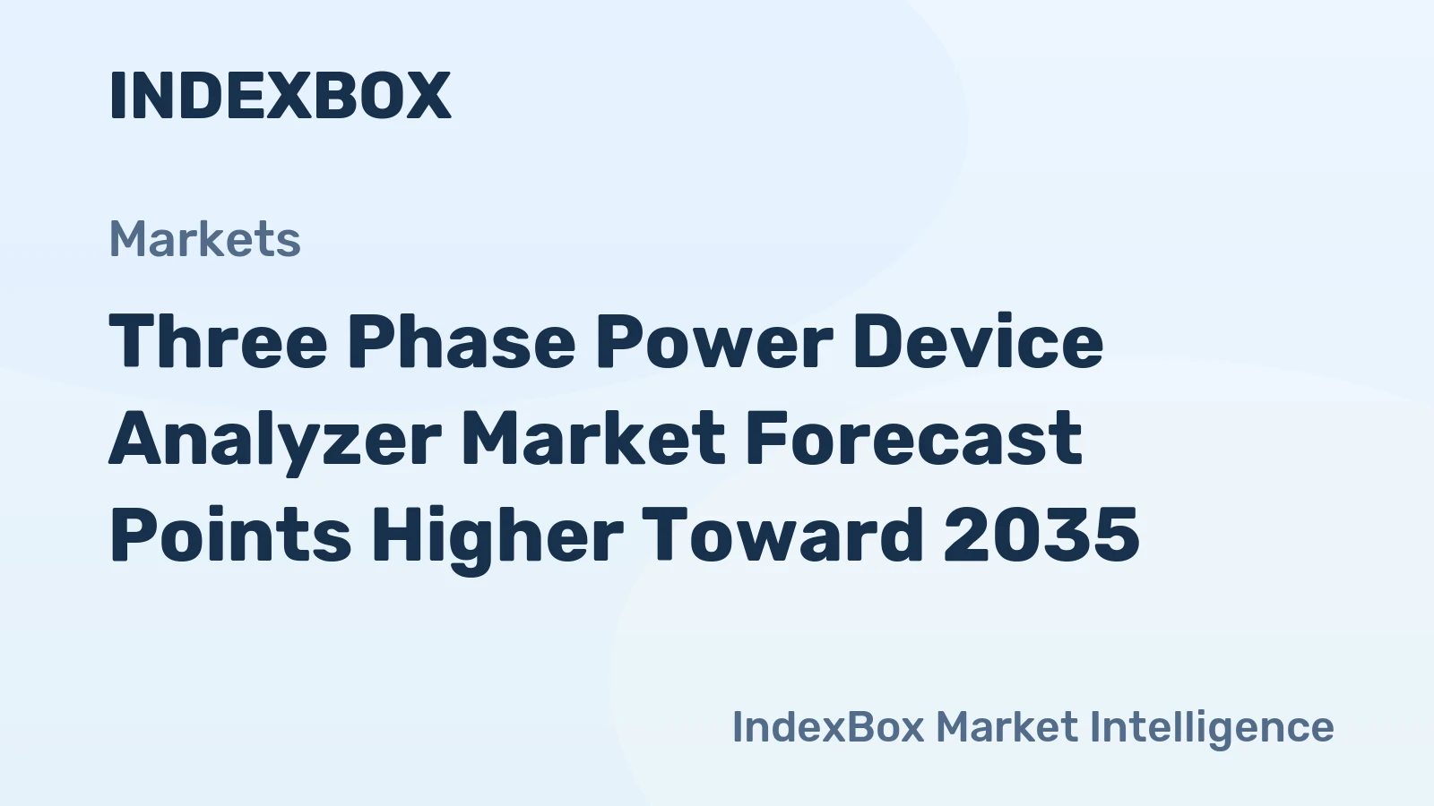 Three Phase Power Device Analyzer Market Forecast Points Higher Toward 2035, Driven by Grid Modernization and Renewable Integration
