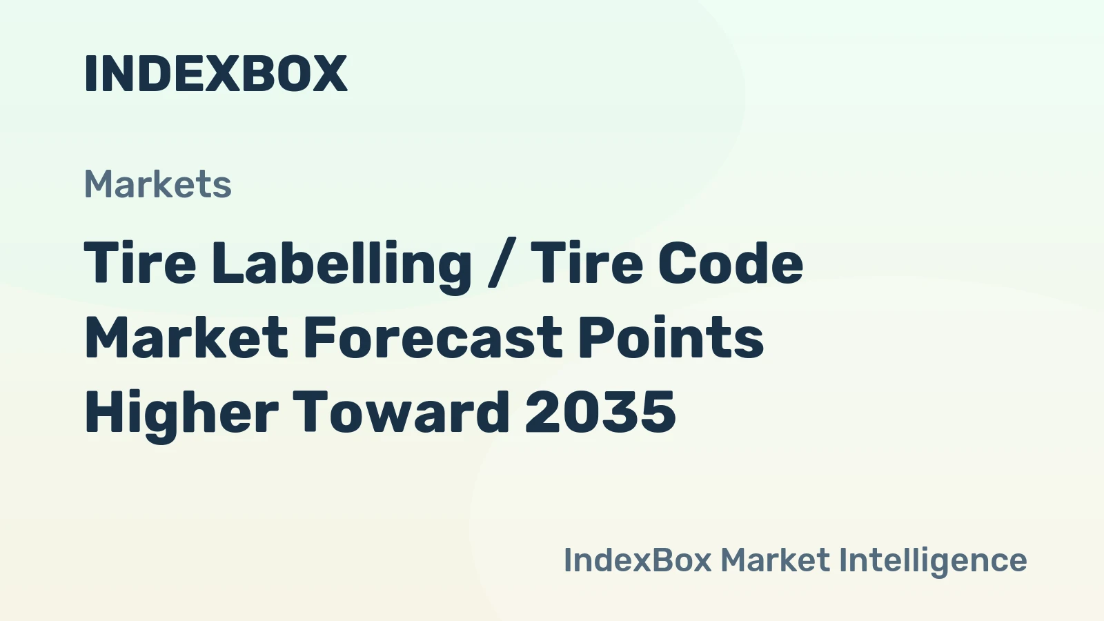 Tire Labelling / Tire Code Market Forecast Points Higher Toward 2035, Driven by Regulatory Mandates and Vehicle Electrification