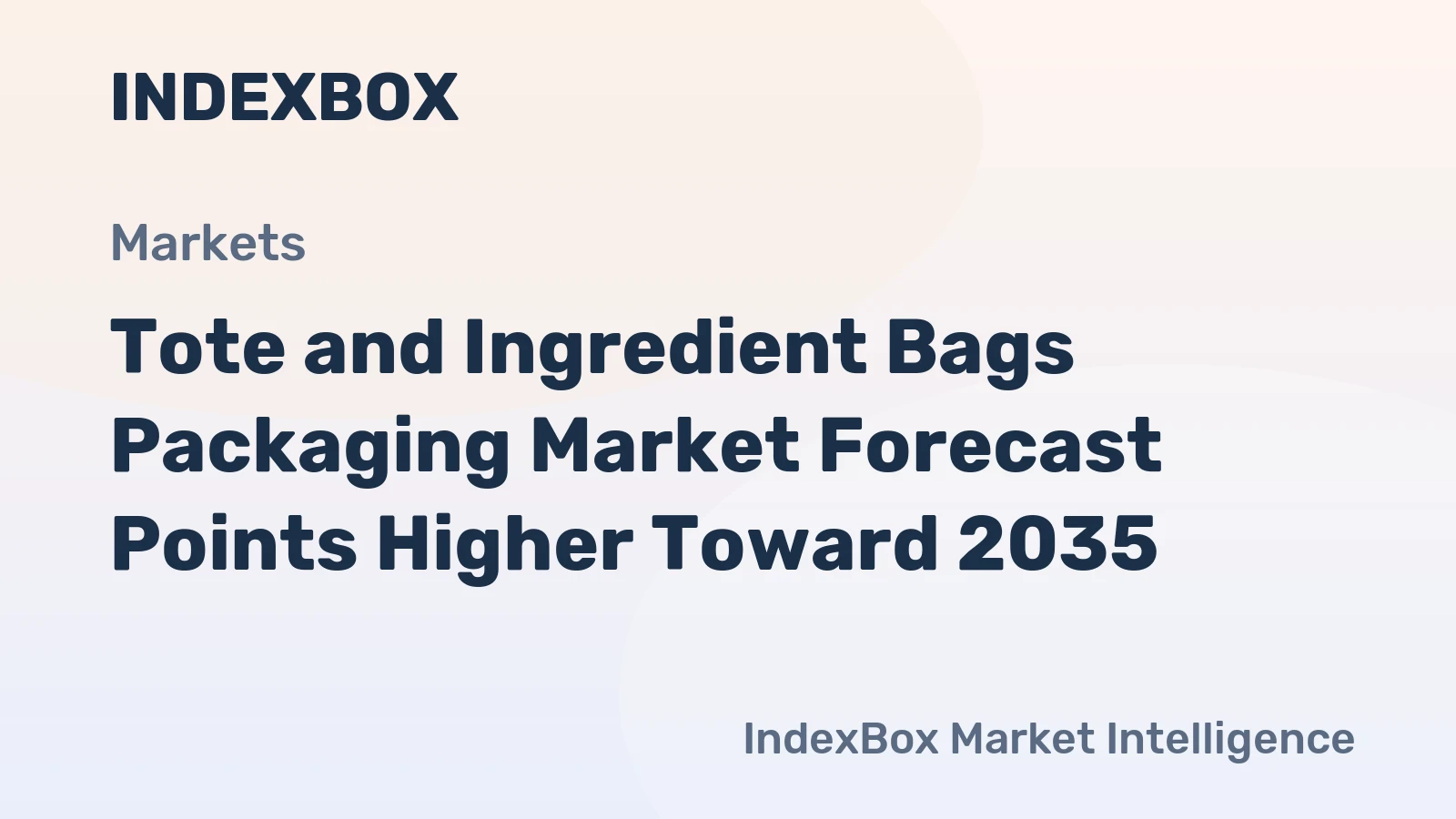 Tote and Ingredient Bags Packaging Market Forecast Points Higher Toward 2035, Driven by Sustainable Material Shift