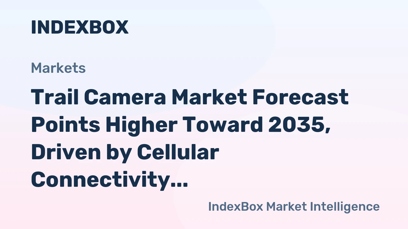 Trail Camera Market Forecast Points Higher Toward 2035, Driven by Cellular Connectivity and AI Integration