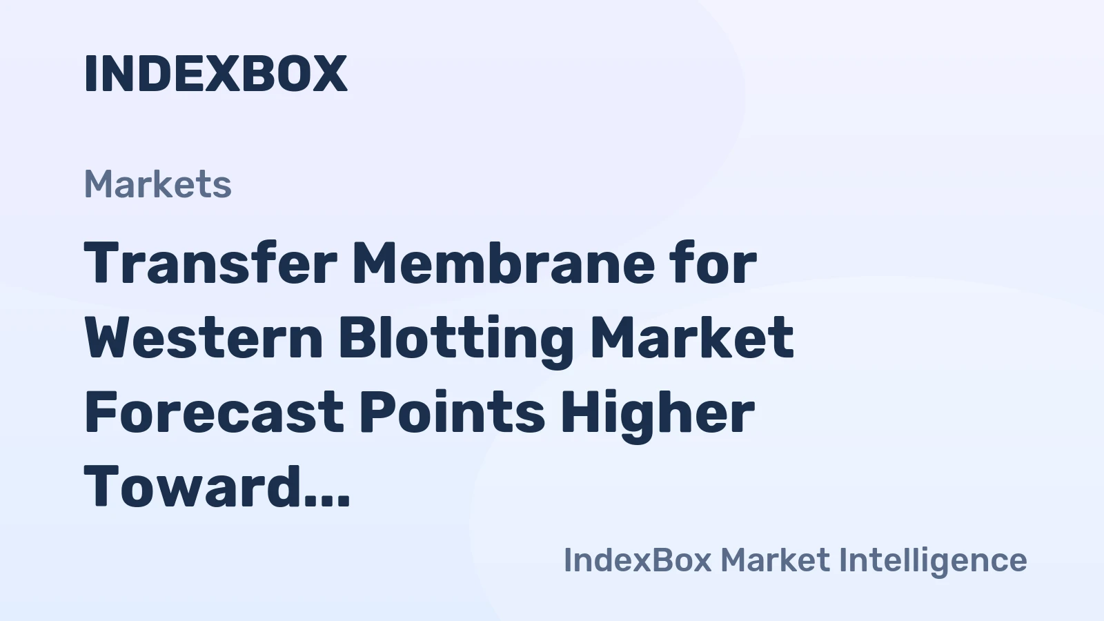 Transfer Membrane for Western Blotting Market Forecast Points Higher Toward 2035, Driven by Proteomics R&D Expansion