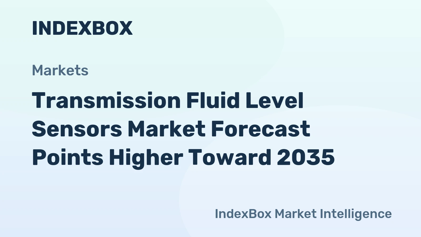 Transmission Fluid Level Sensors Market Forecast Points Higher Toward 2035, Driven by Evolving Powertrain Demands