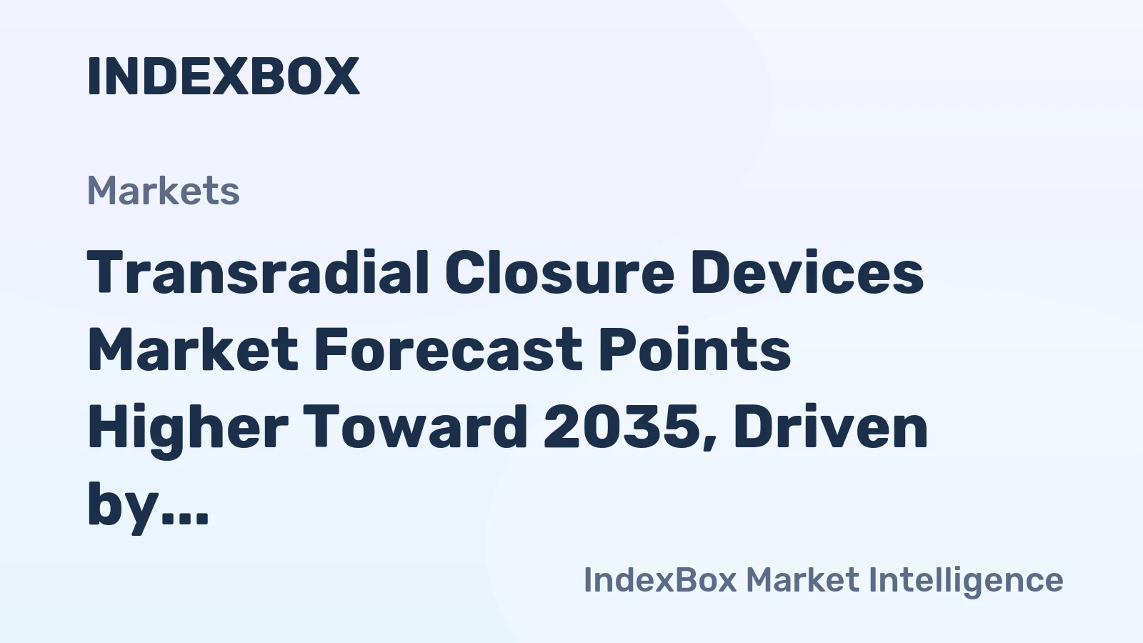 Transradial Closure Devices Market Forecast Points Higher Toward 2035, Driven by Rising Cardiac Interventions