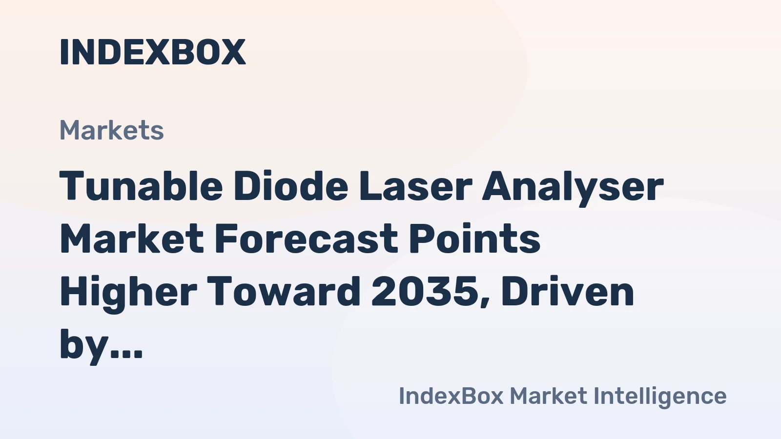 Tunable Diode Laser Analyser Market Forecast Points Higher Toward 2035, Driven by Stringent Emission Norms