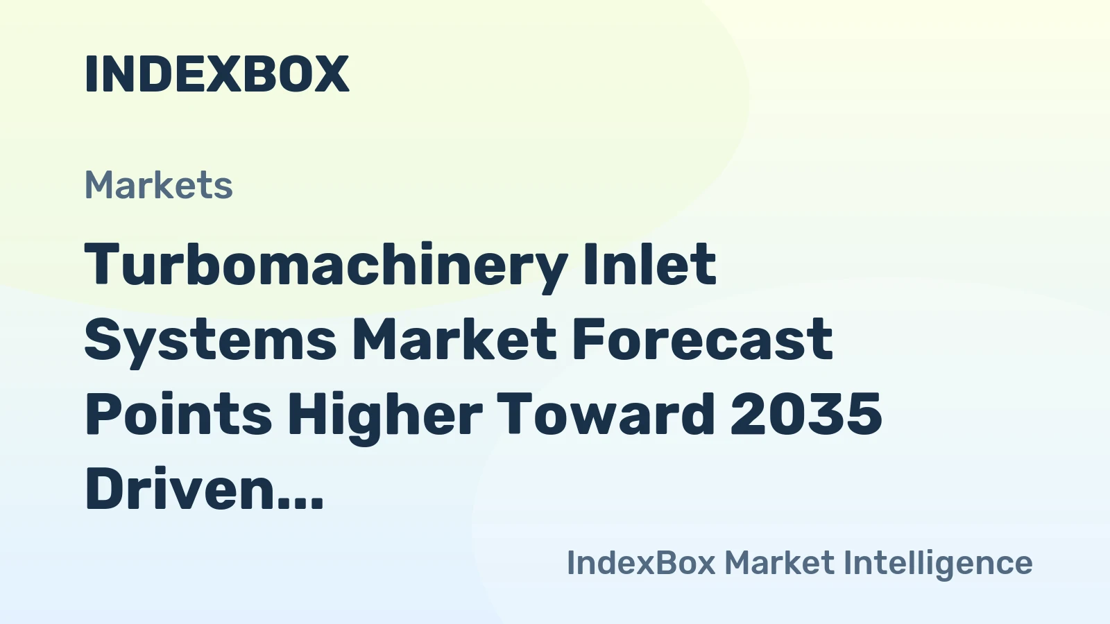 Turbomachinery Inlet Systems Market Forecast Points Higher Toward 2035 Driven by Power Generation and Efficiency Mandates
