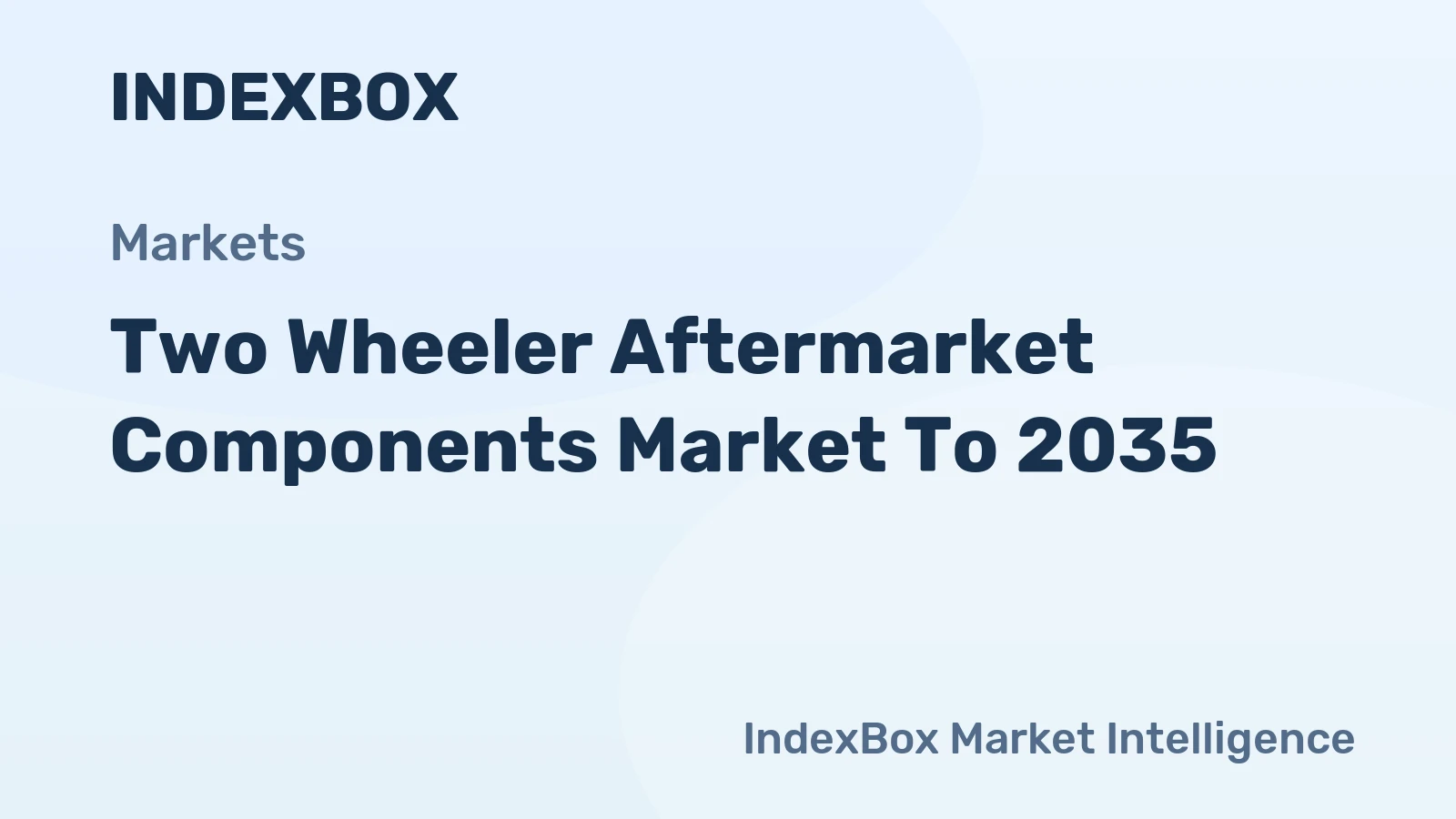 Two Wheeler Aftermarket Components Market to 2035: Driven by Aging Global ICE Fleet and Rising Demand for EV-Specific Parts