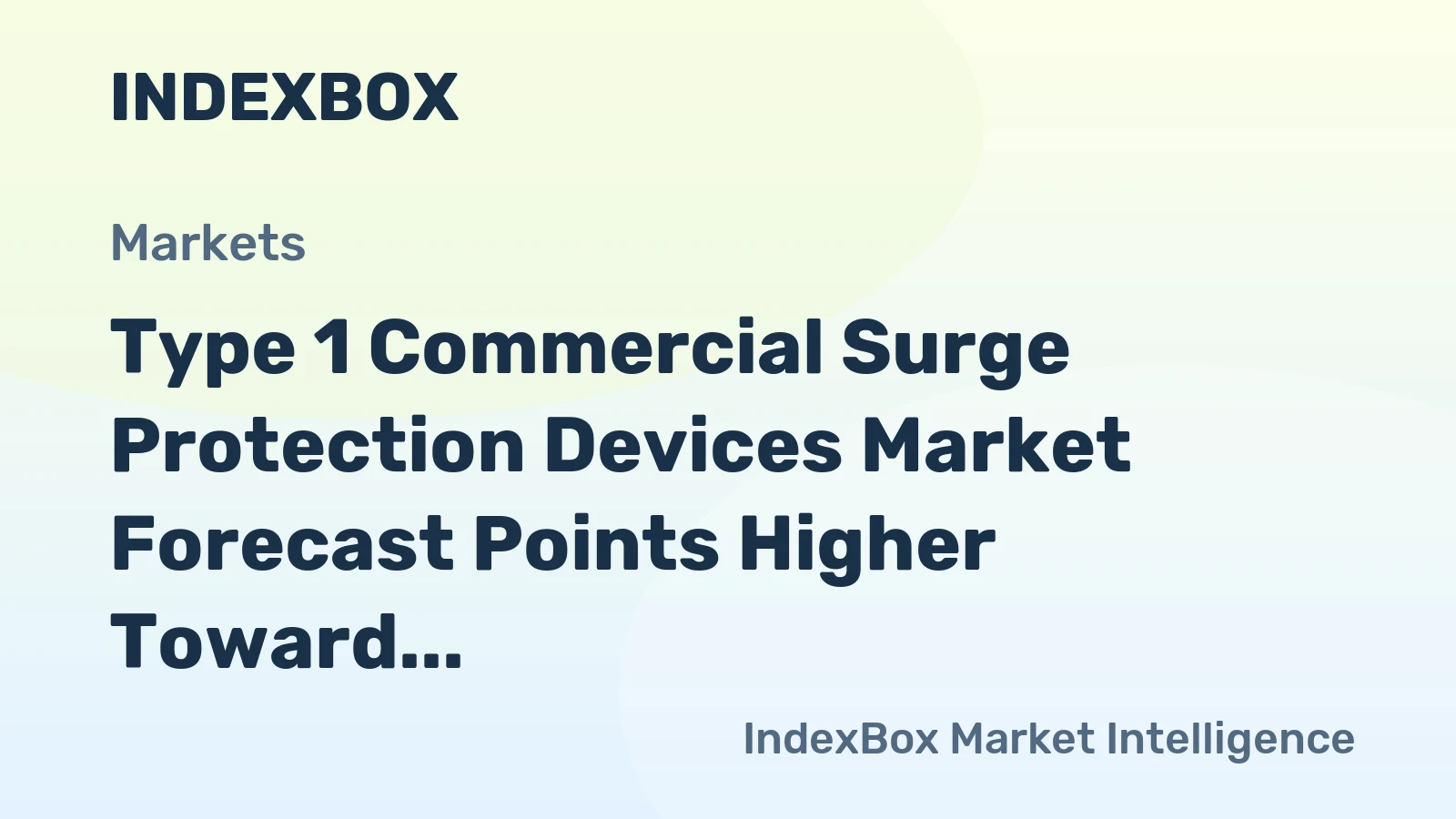 Type 1 Commercial Surge Protection Devices Market Forecast Points Higher Toward 2035, Driven by Grid Modernization