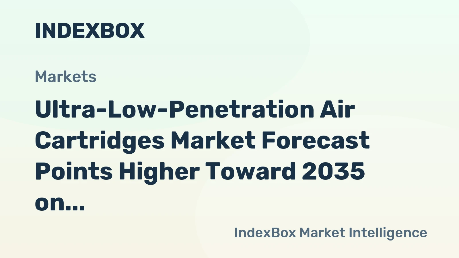 Ultra-Low-Penetration Air Cartridges Market Forecast Points Higher Toward 2035 on Semiconductor Fab Expansion
