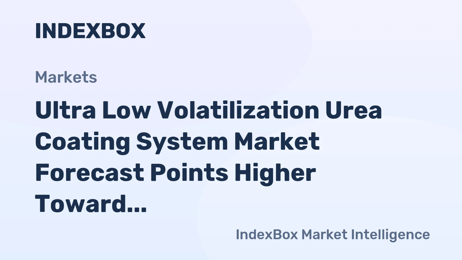 Ultra Low Volatilization Urea Coating System Market Forecast Points Higher Toward 2035, Driven by Nitrogen Efficiency Mandates