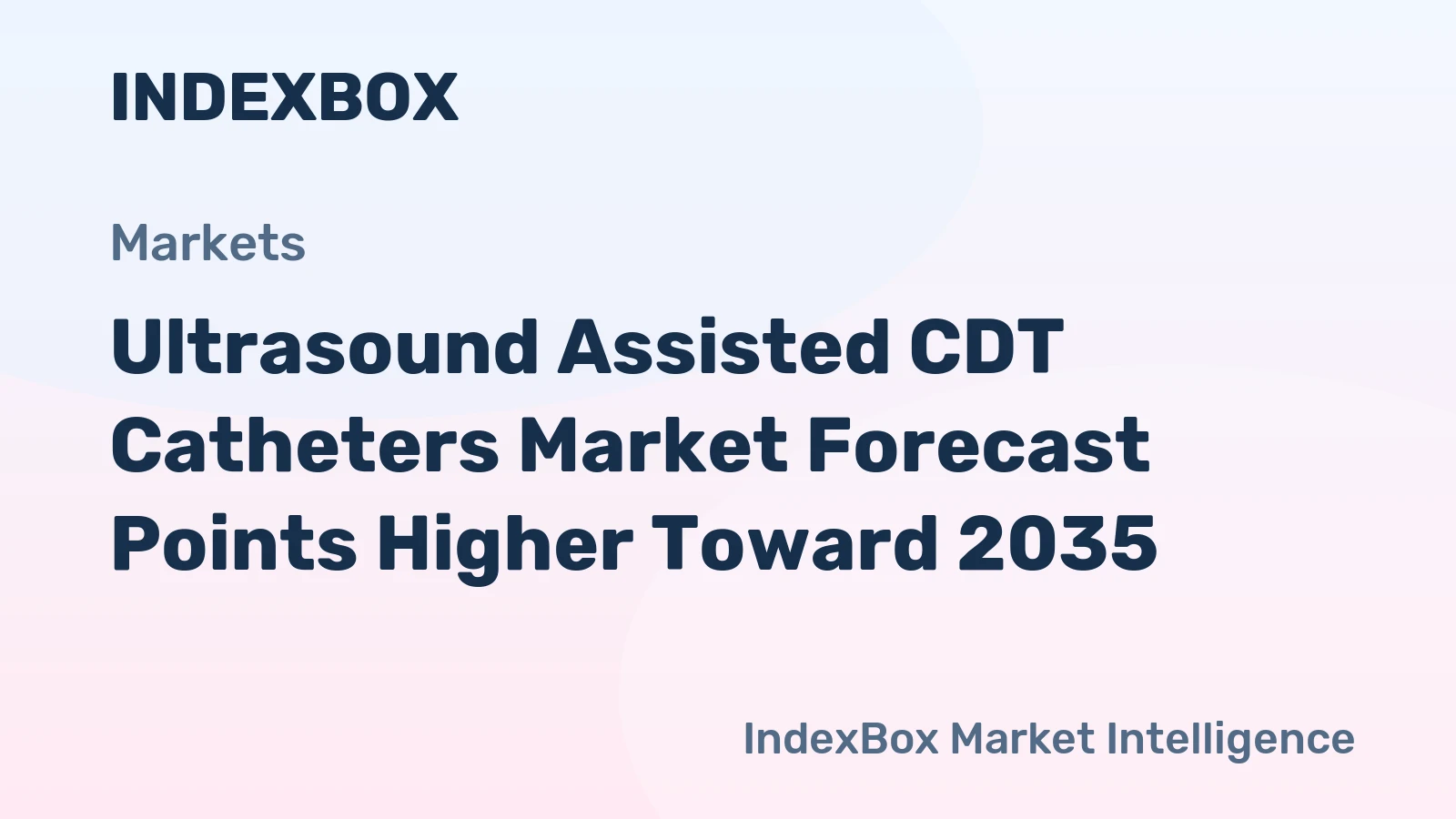 Ultrasound Assisted CDT Catheters Market Forecast Points Higher Toward 2035, Driven by Rising Venous Thromboembolism Prevalence
