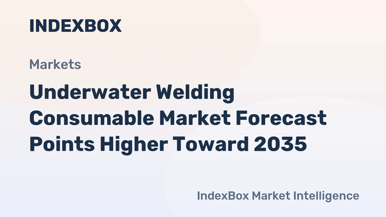 Underwater Welding Consumable Market Forecast Points Higher Toward 2035, Driven by Subsea Infrastructure Renewal