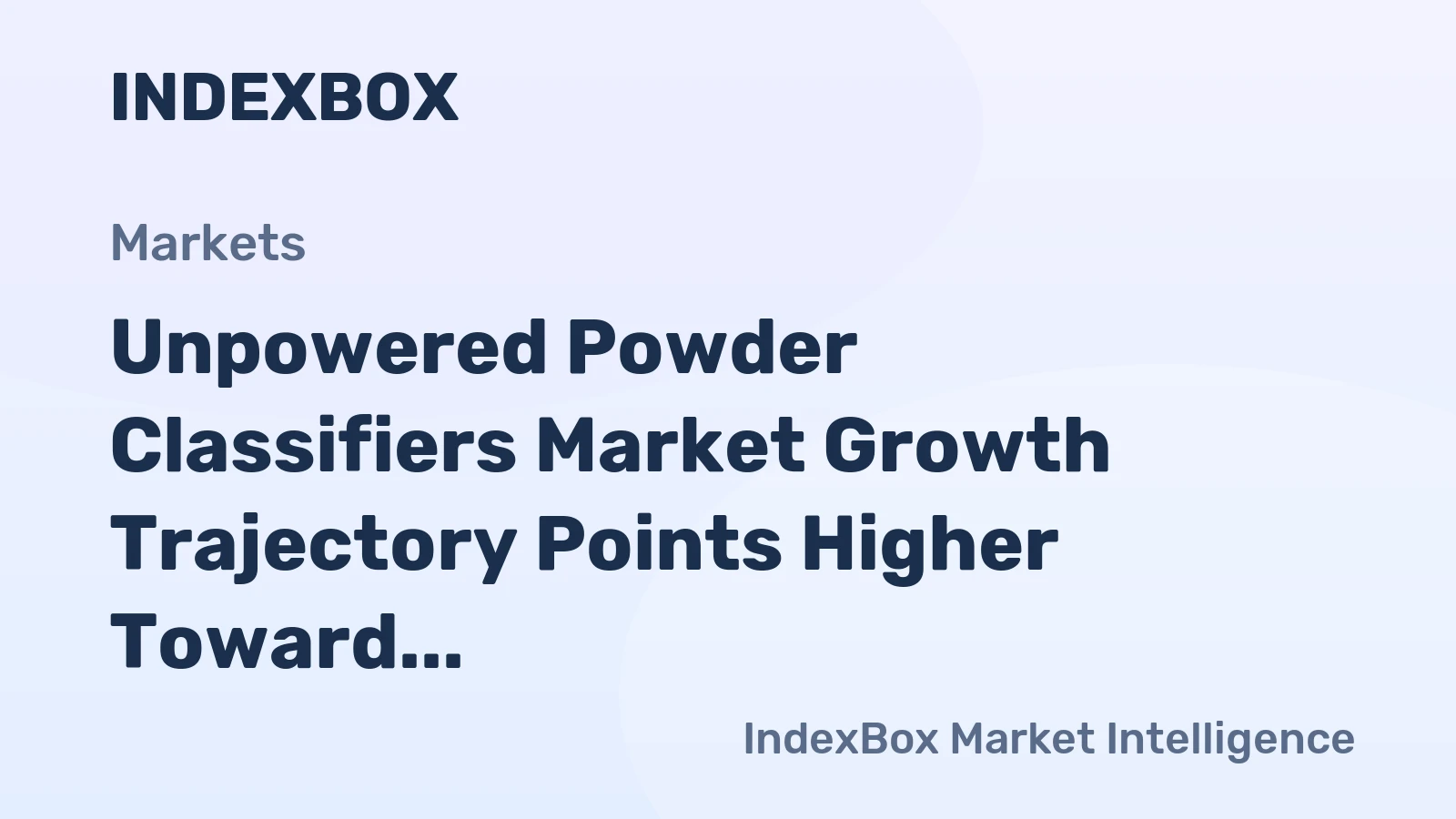 Unpowered Powder Classifiers Market Growth Trajectory Points Higher Toward 2035 Driven by Mineral Processing Expansion