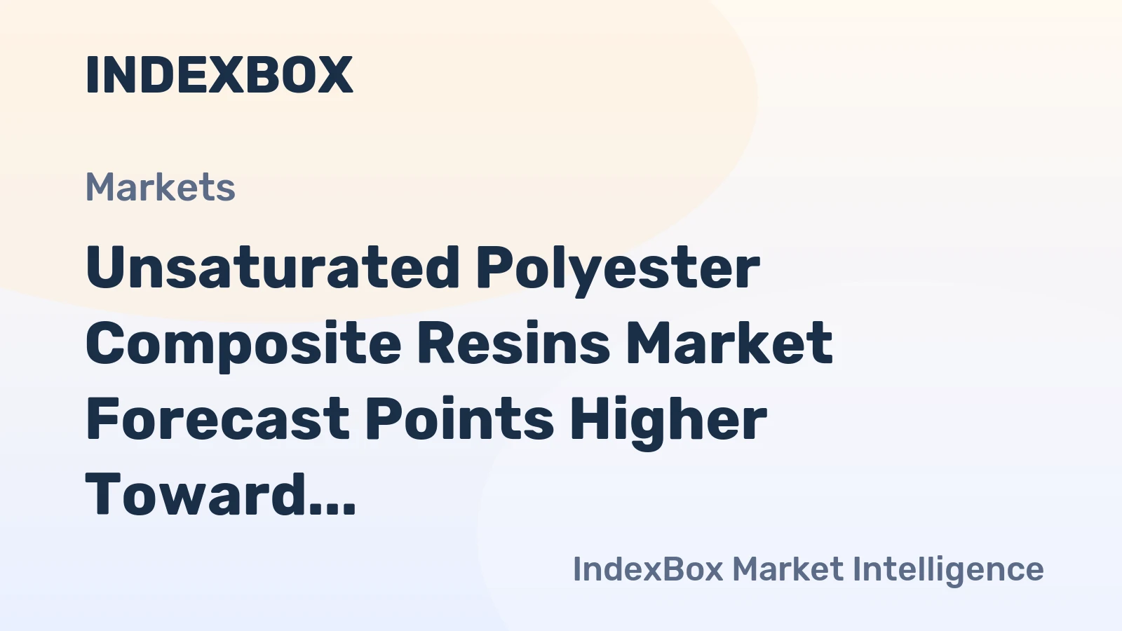 Unsaturated Polyester Composite Resins Market Forecast Points Higher Toward 2035 on Infrastructure and Lightweighting Demand