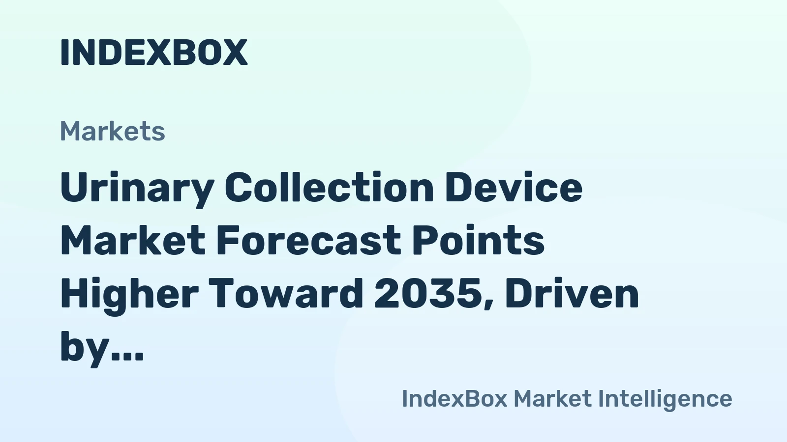 Urinary Collection Device Market Forecast Points Higher Toward 2035, Driven by Aging Demographics