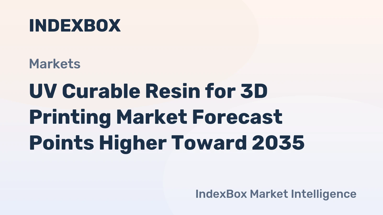 UV Curable Resin for 3D Printing Market Forecast Points Higher Toward 2035, Driven by Industrial Production Shift