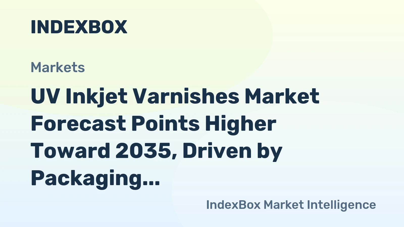 UV Inkjet Varnishes Market Forecast Points Higher Toward 2035, Driven by Packaging and Automotive Demand