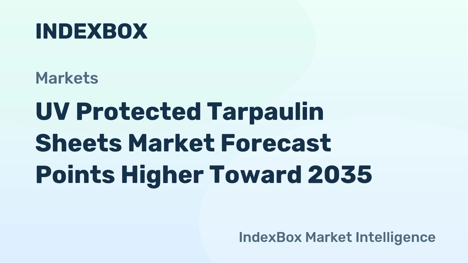 UV Protected Tarpaulin Sheets Market Forecast Points Higher Toward 2035, Driven by Infrastructure and Climate Demands