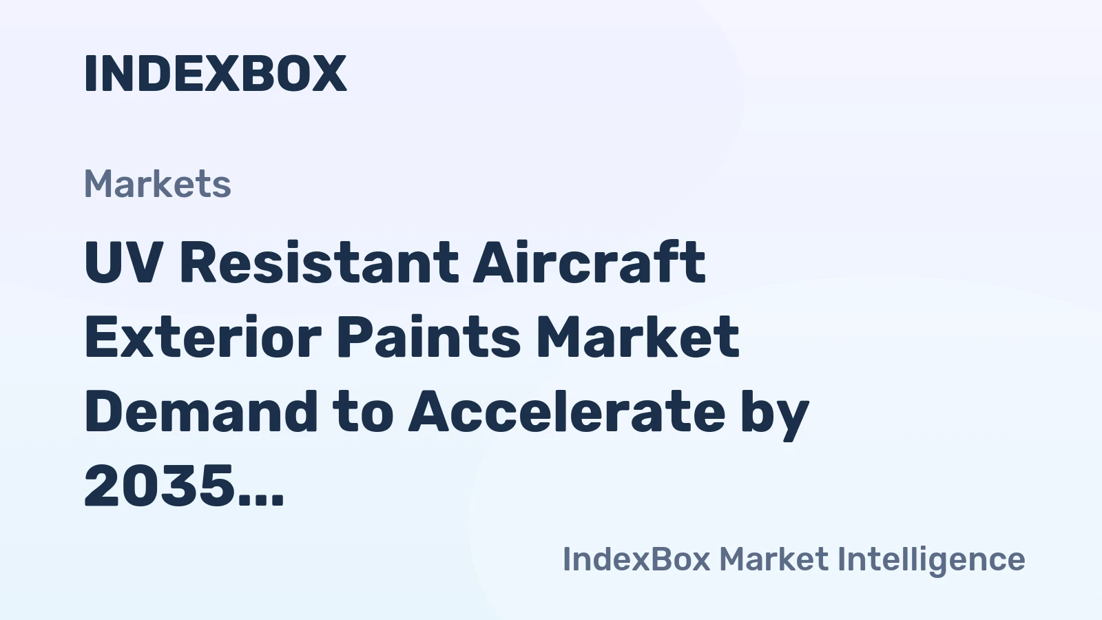 UV Resistant Aircraft Exterior Paints Market Demand to Accelerate by 2035 Amid Fleet Expansion and MRO Hub Growth